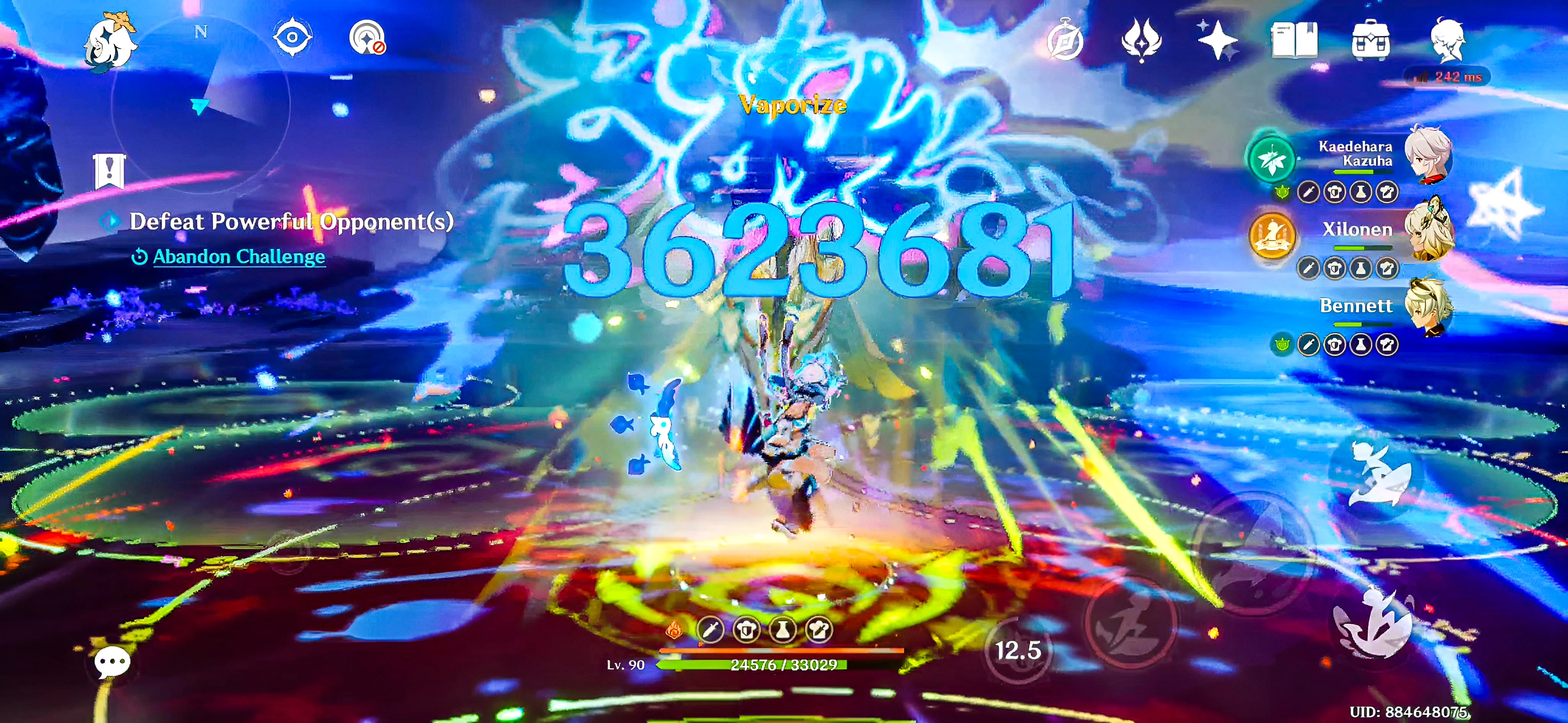 C0 F2P Mualani Humbled The Natlan Boss With The Hit Of 3.6 Millon 🗿☠️ ...