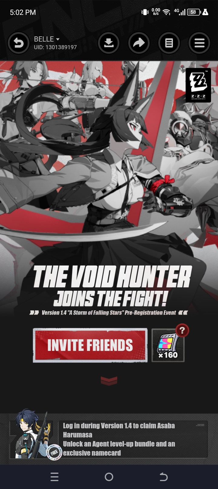 Pre-register for Version 1.4 Zenless Zone Zero | HoYoLAB