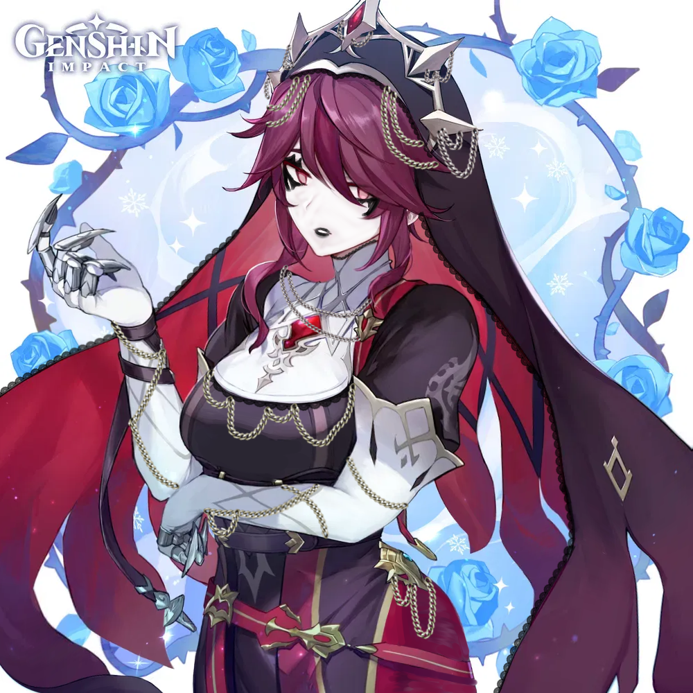 Rosaria redesign I did Genshin Impact | HoYoLAB