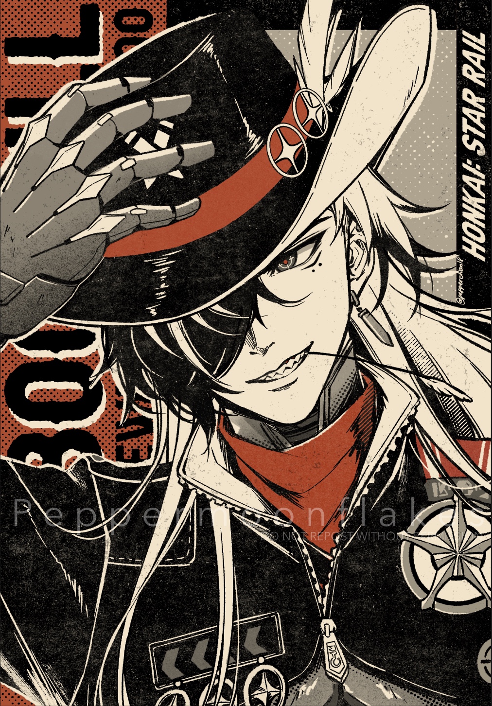 Retro Comic Poster Boothill Honkai: Star Rail | HoYoLAB