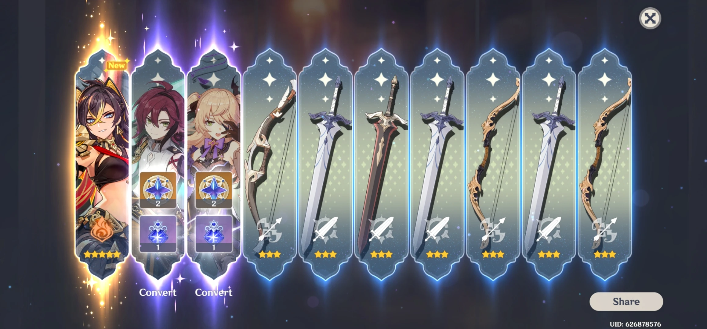 got these two in 80 pulls! Genshin Impact | HoYoLAB