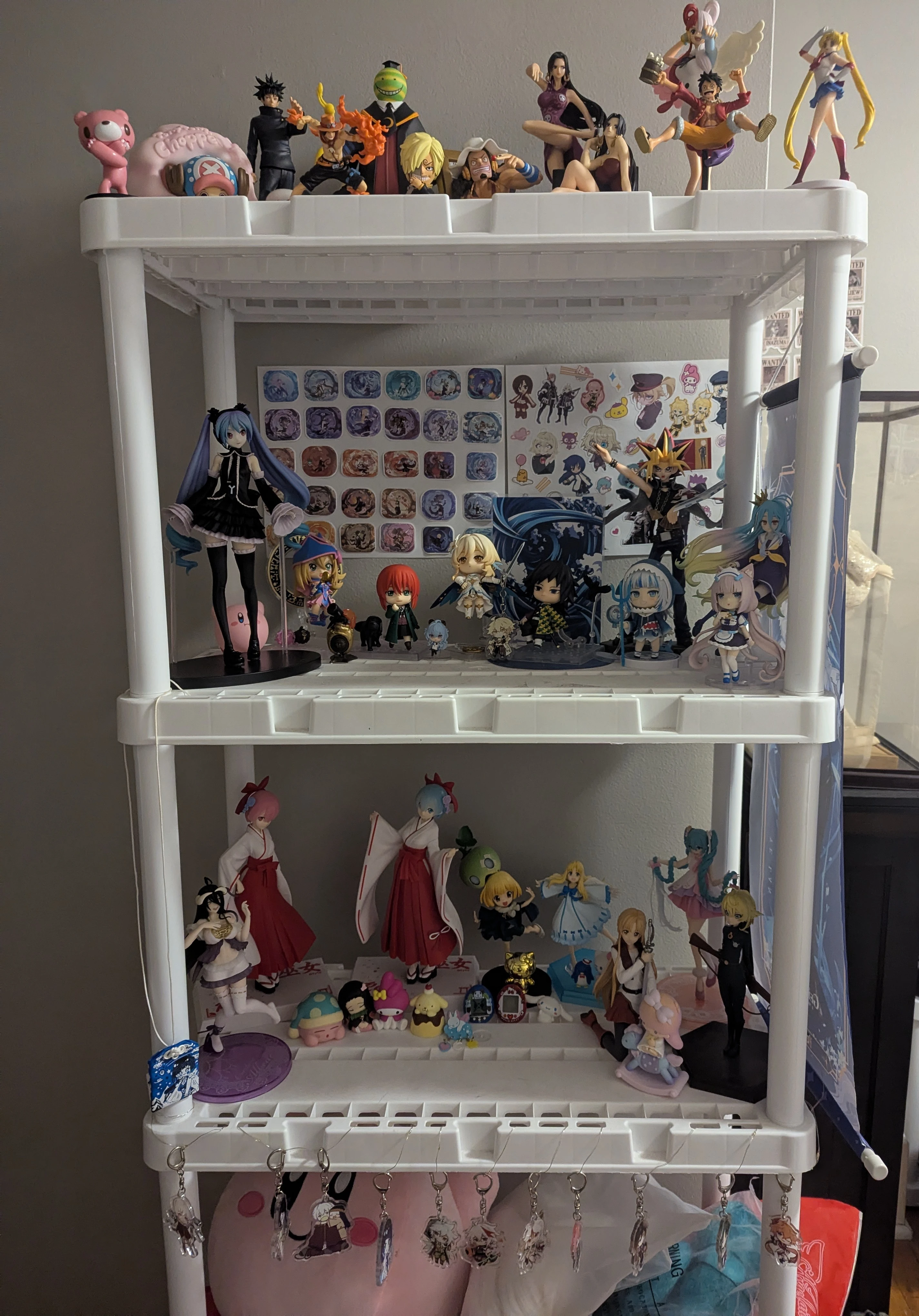 Updated anime figure shelves!!! | HoYoLAB