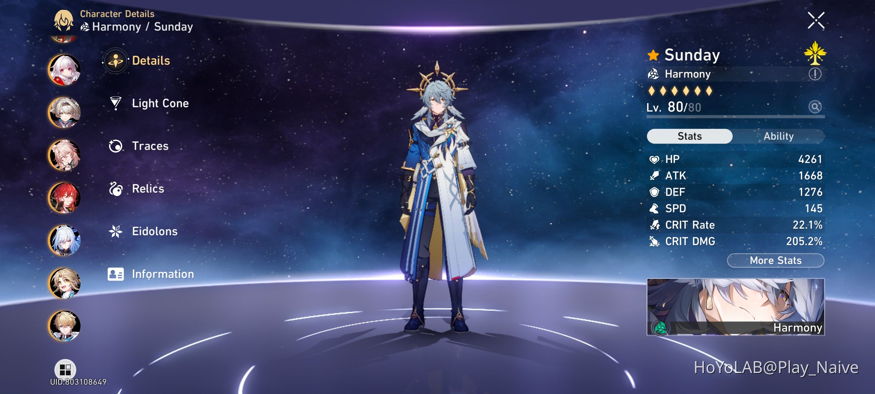 Sunday Build Honkai: Star Rail | HoYoLAB