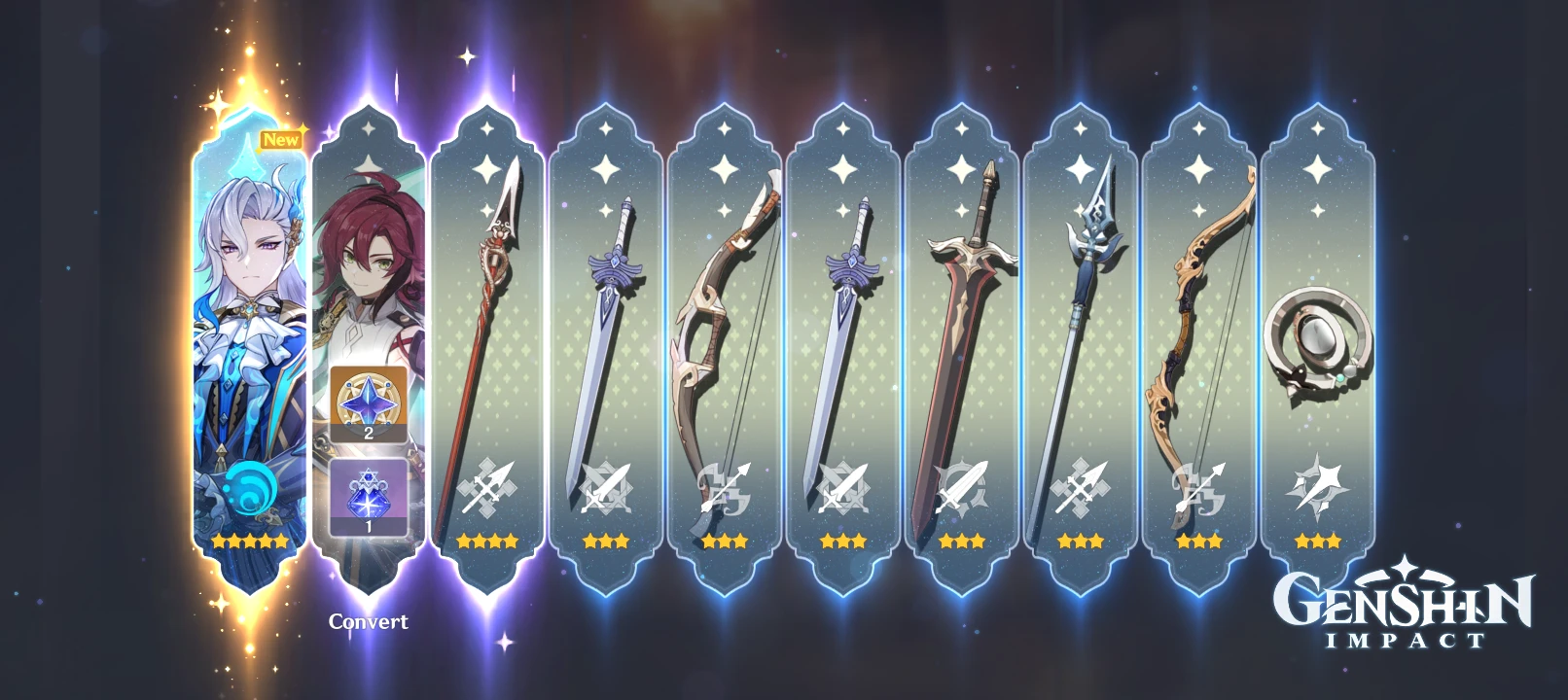 Neuvellite in 20 wishes AHHH my first time pulling a 5 star character ...