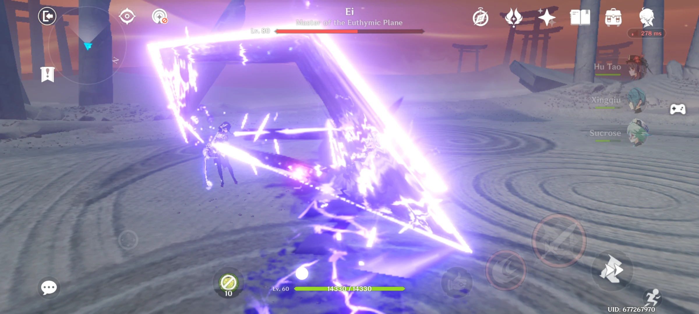 idk how anyone can believe that AETHER is stronger than raiden🤣.She is ...