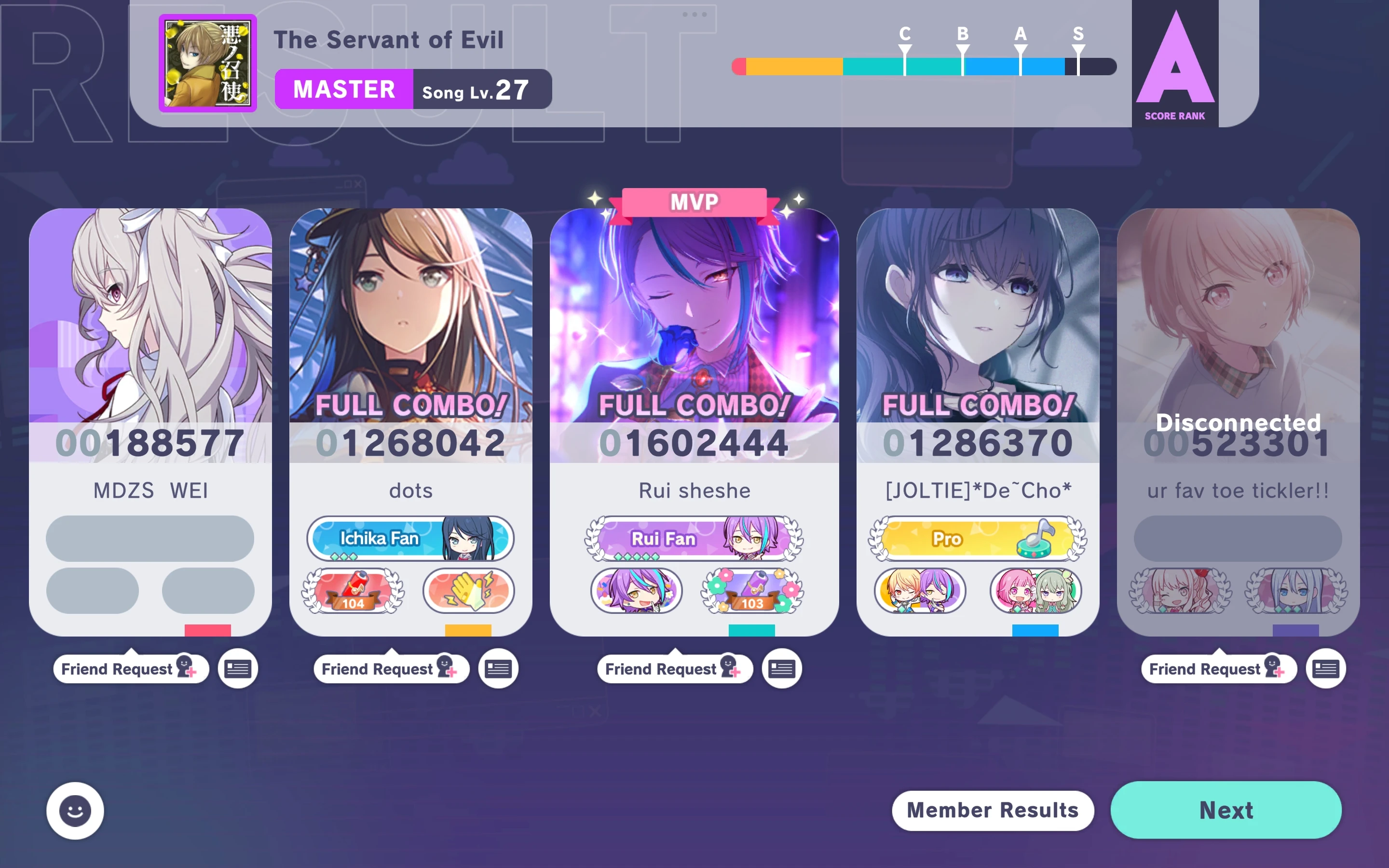 Full Combo On The Servant of Evil Master | HoYoLAB