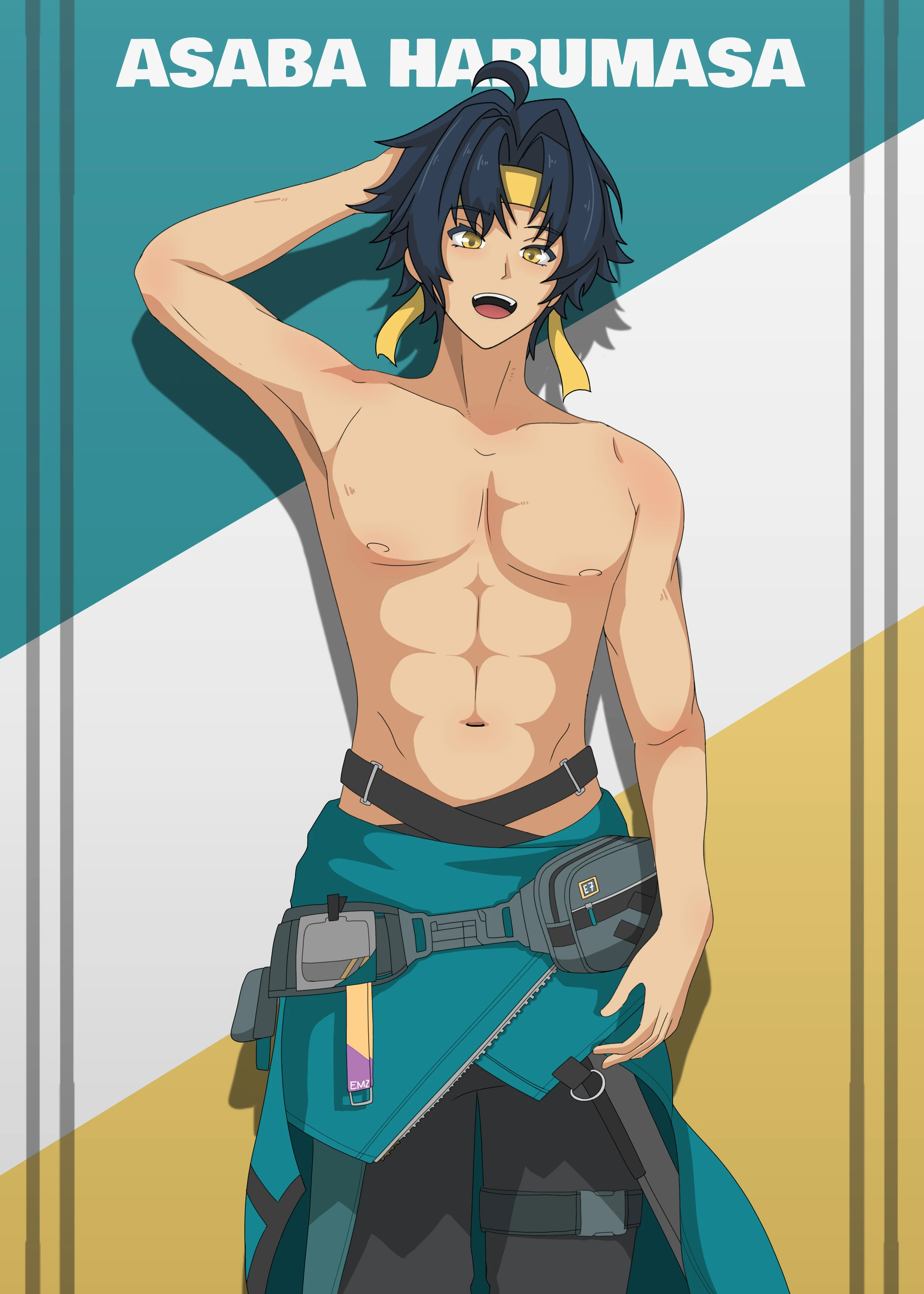 Asaba Harumasa fanart Zenless Zone Zero | HoYoLAB