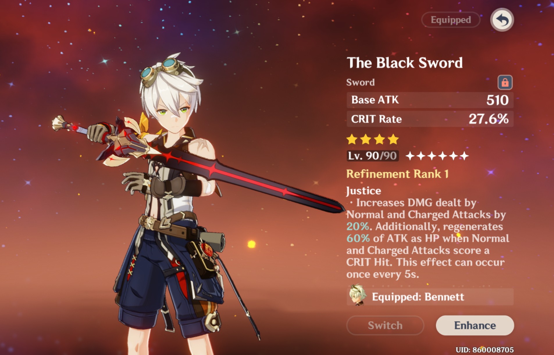 A New Toy For Our DPS Bennett Boy! 🗡️🔥🔥🔥 This Looks Great On Him, Right ...