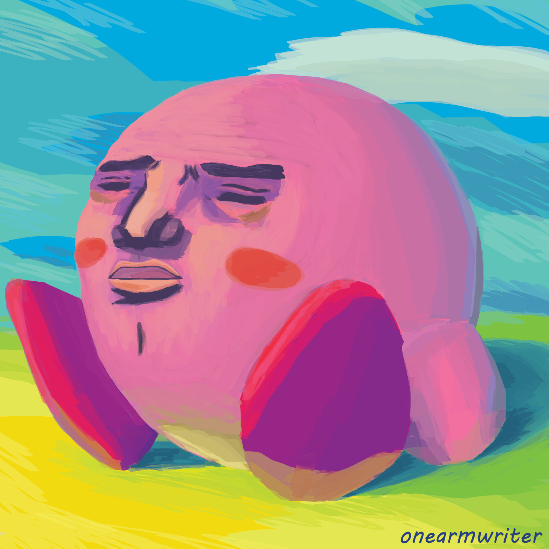 Using my hyperfixation as an excuse to post Kirby (CURSED IMAGE WARNING ...