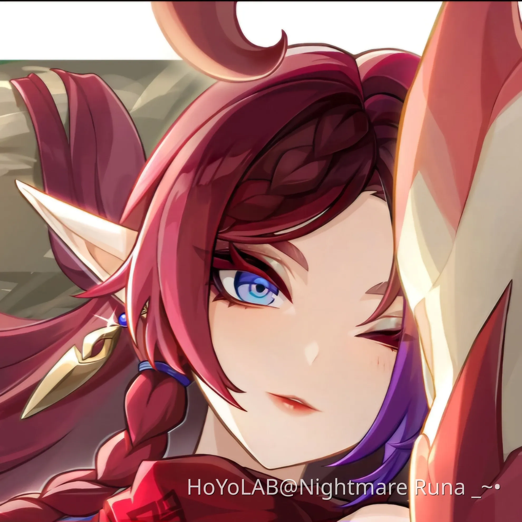 Difference in chasca's eyes in her birthday art VS her game eyes 👀 ...