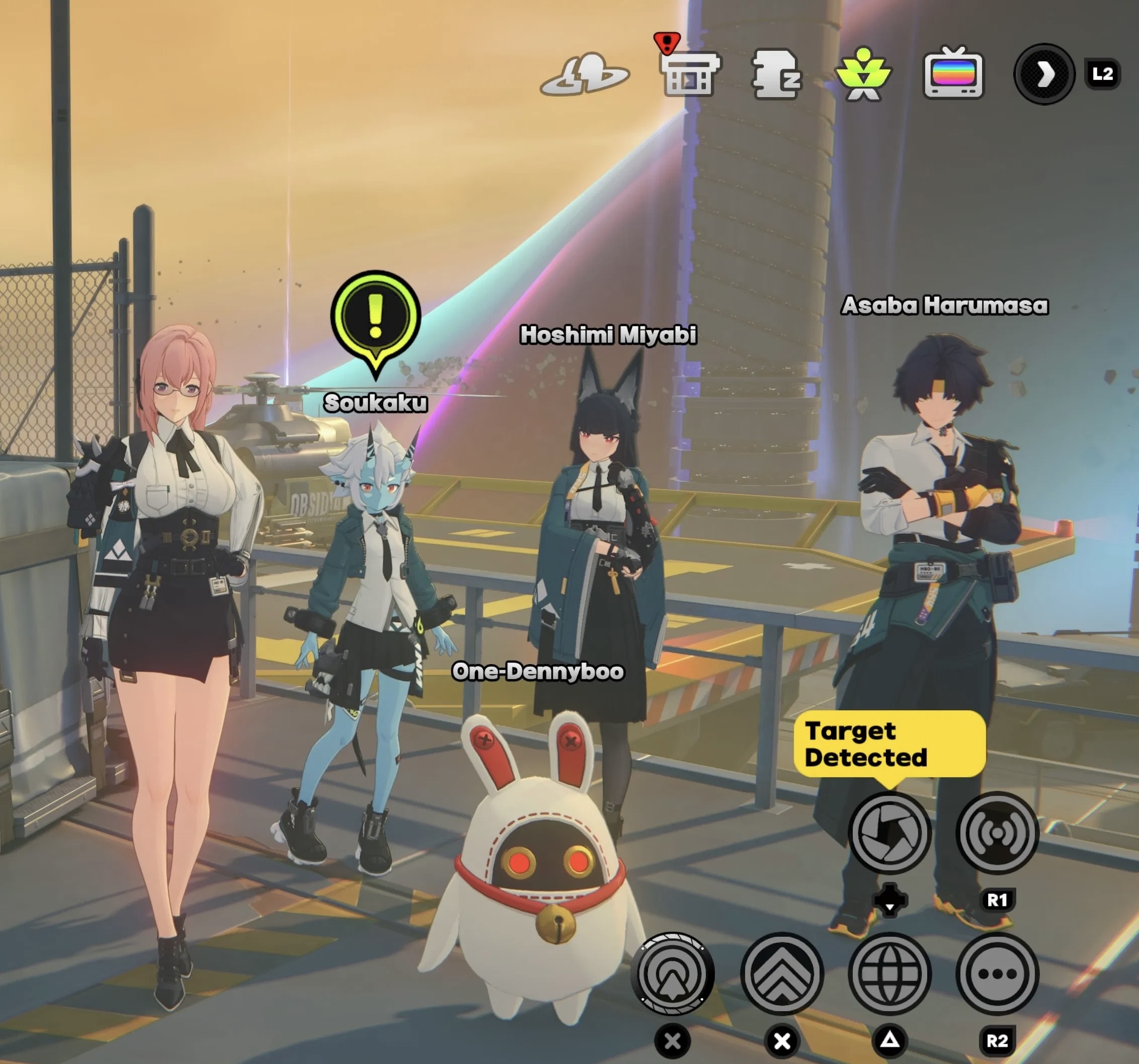 Had to equip Yanagi to get the full Section 6 Squad for the photo-op 📸 ...