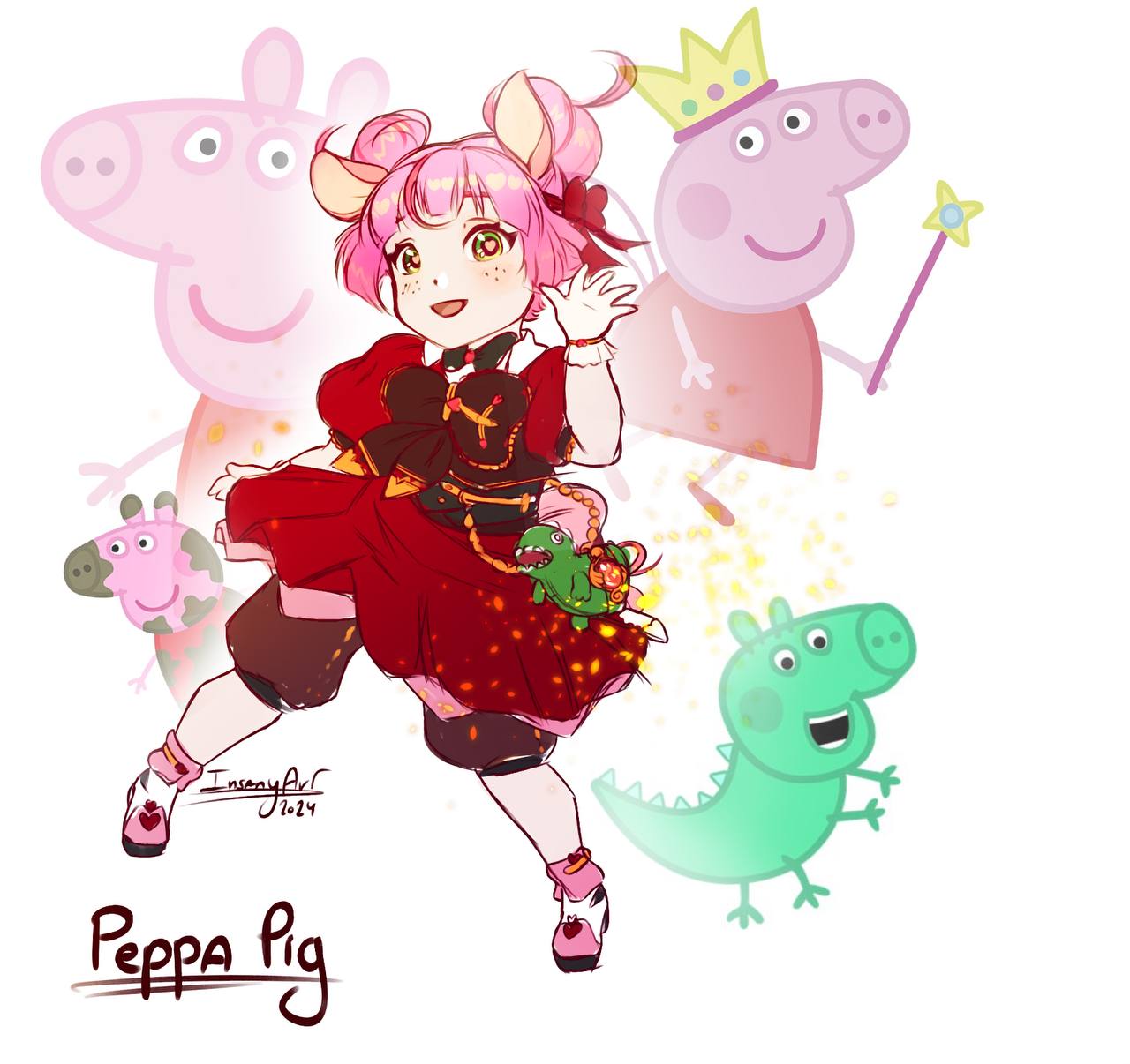 Leak - Peppa Pig in genshin impact (concept art) /jk Genshin Impact ...