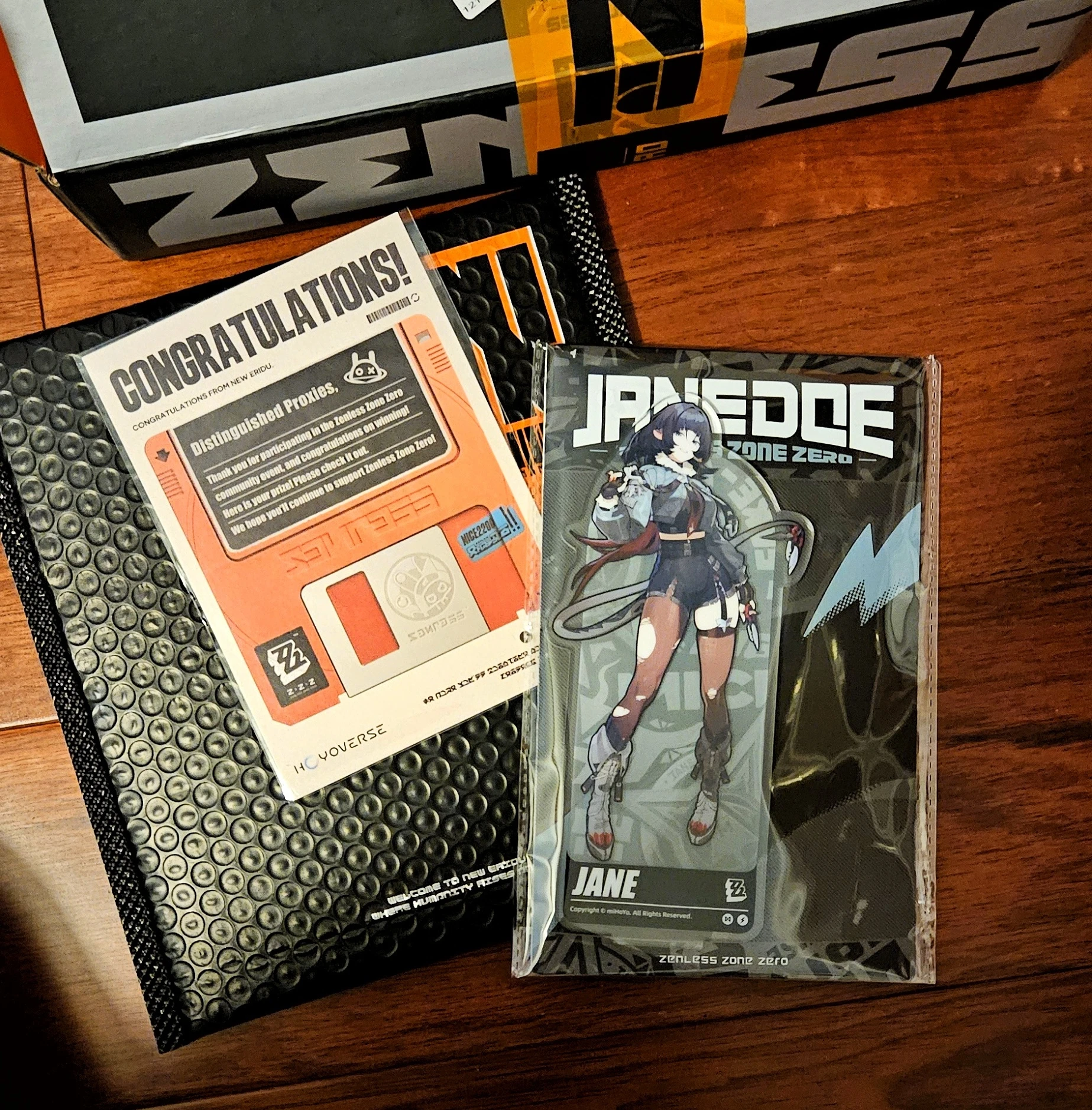 My ZZZ Community Event Prize arrived! Zenless Zone Zero | HoYoLAB