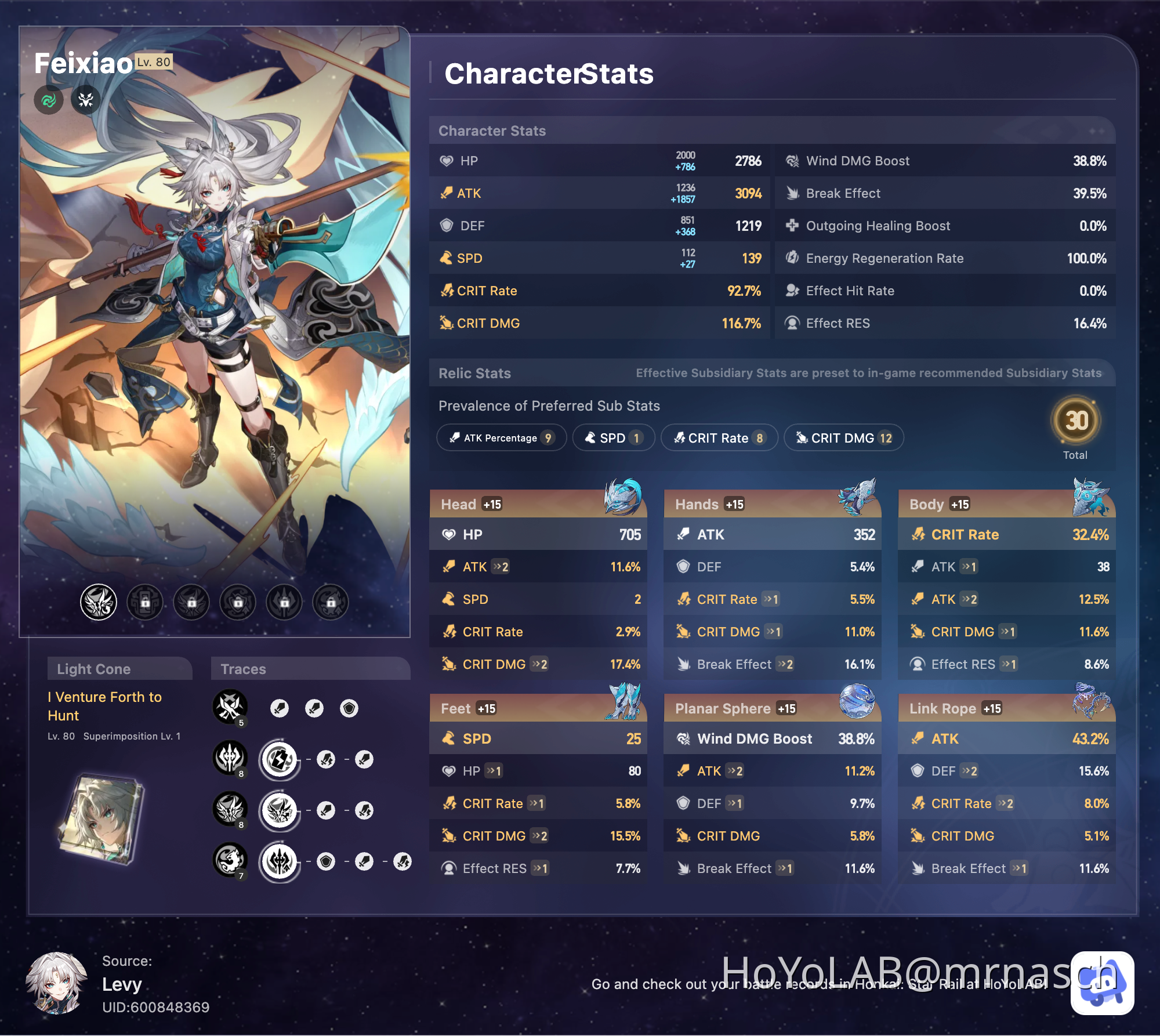 I think I have too much Crit Rate... Honkai: Star Rail | HoYoLAB