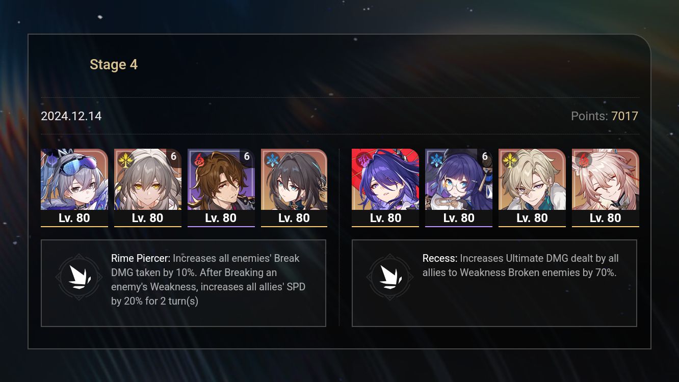 Silver wolf superbreak & acheron standard team Honkai: Star Rail | HoYoLAB