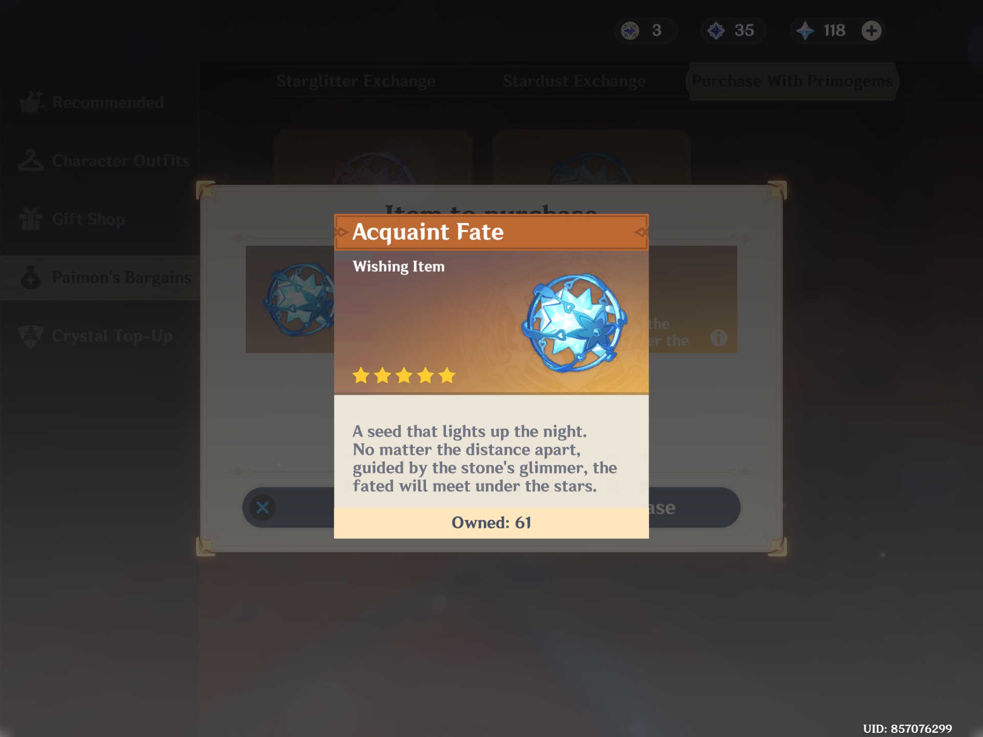 Accidentally exchanged acquaint fate instead of intertwined fate ...