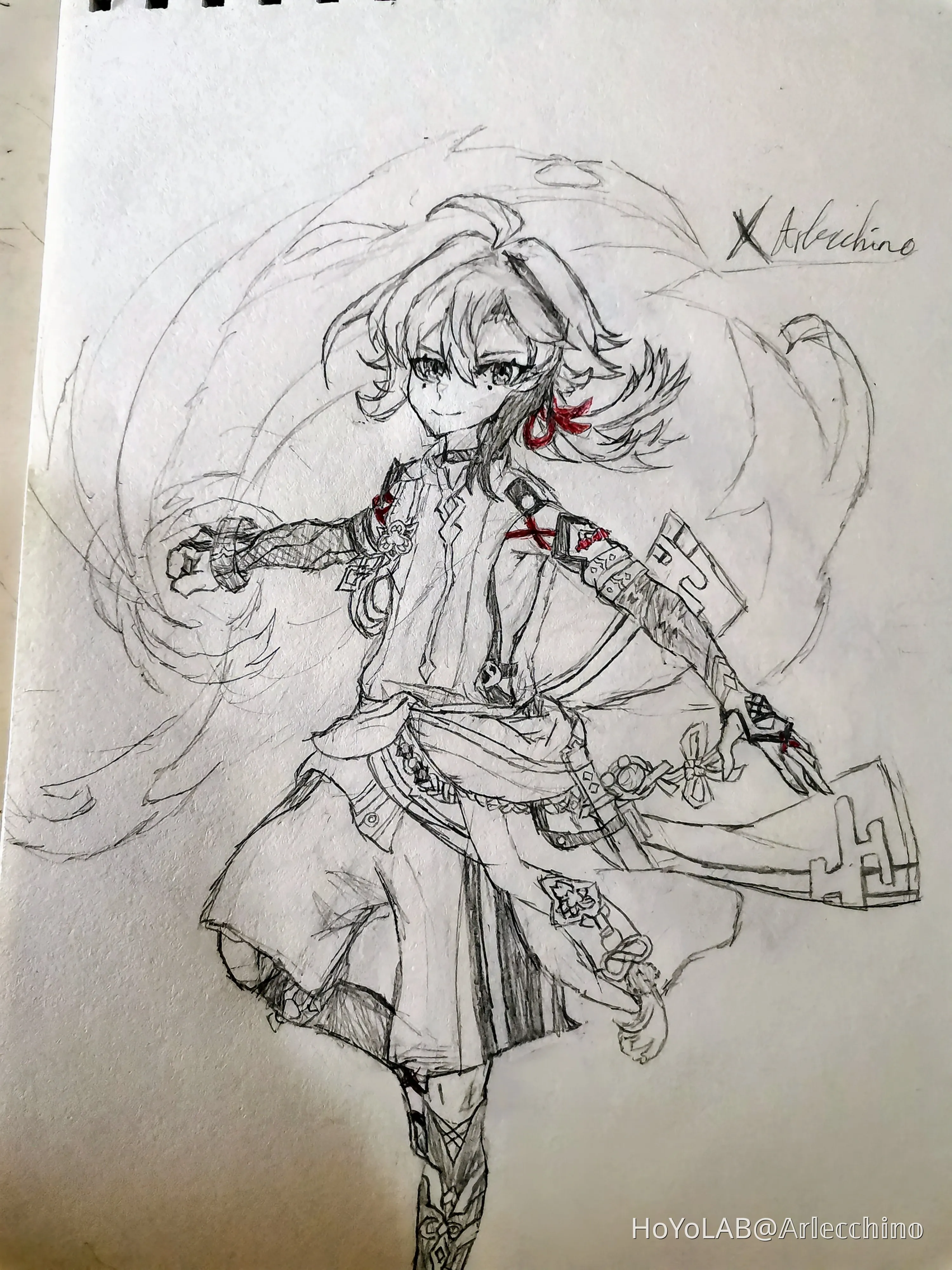 Heizou drawing Genshin Impact | HoYoLAB