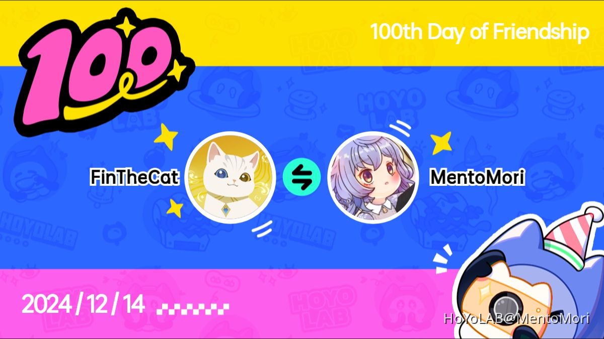 Friend-versary | HoYoLAB