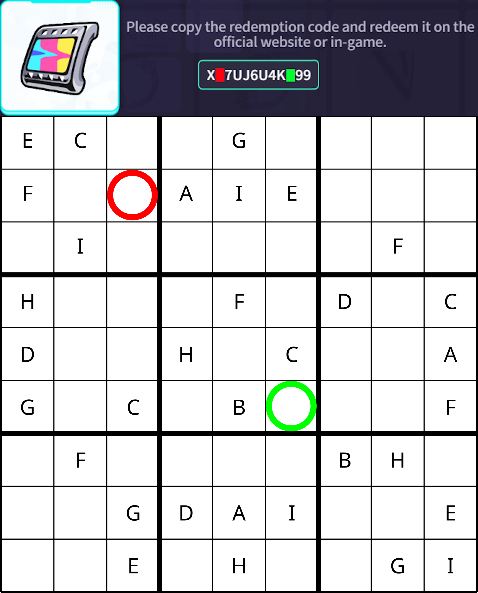 ZZZ Polychrome Redemption code (Single redemption - Sudoku ) Zenless ...