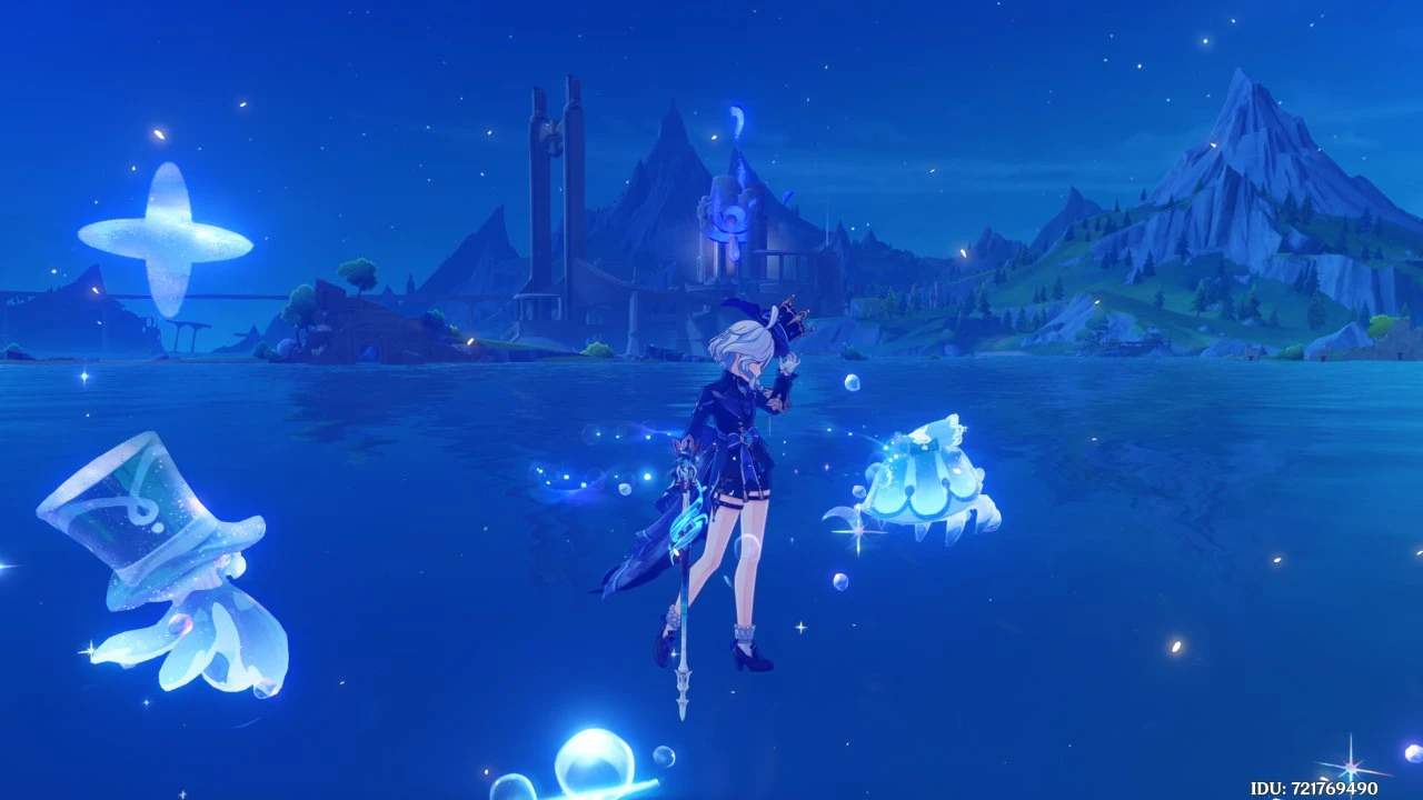 I like blue Genshin Impact | HoYoLAB