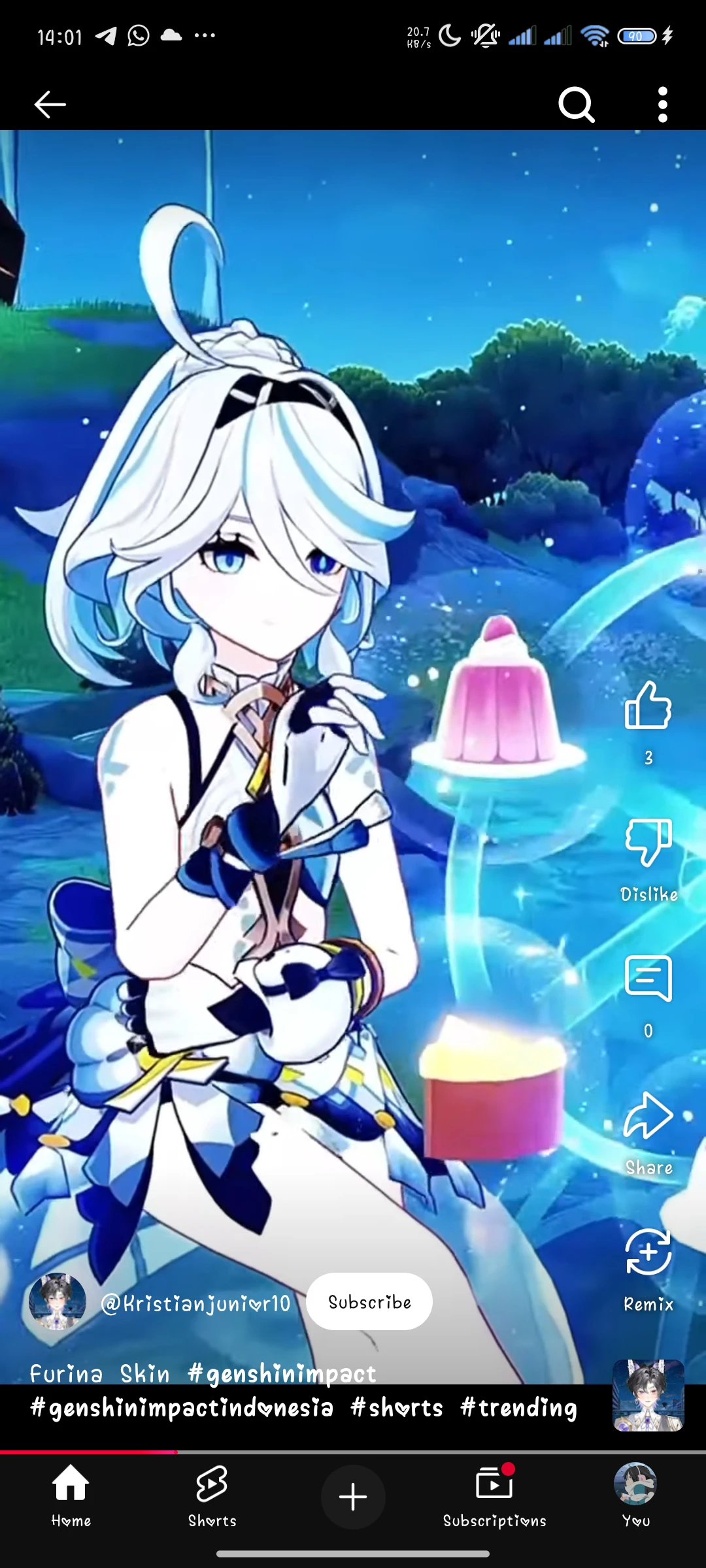 this furina mod tho💧💙 Genshin Impact | HoYoLAB