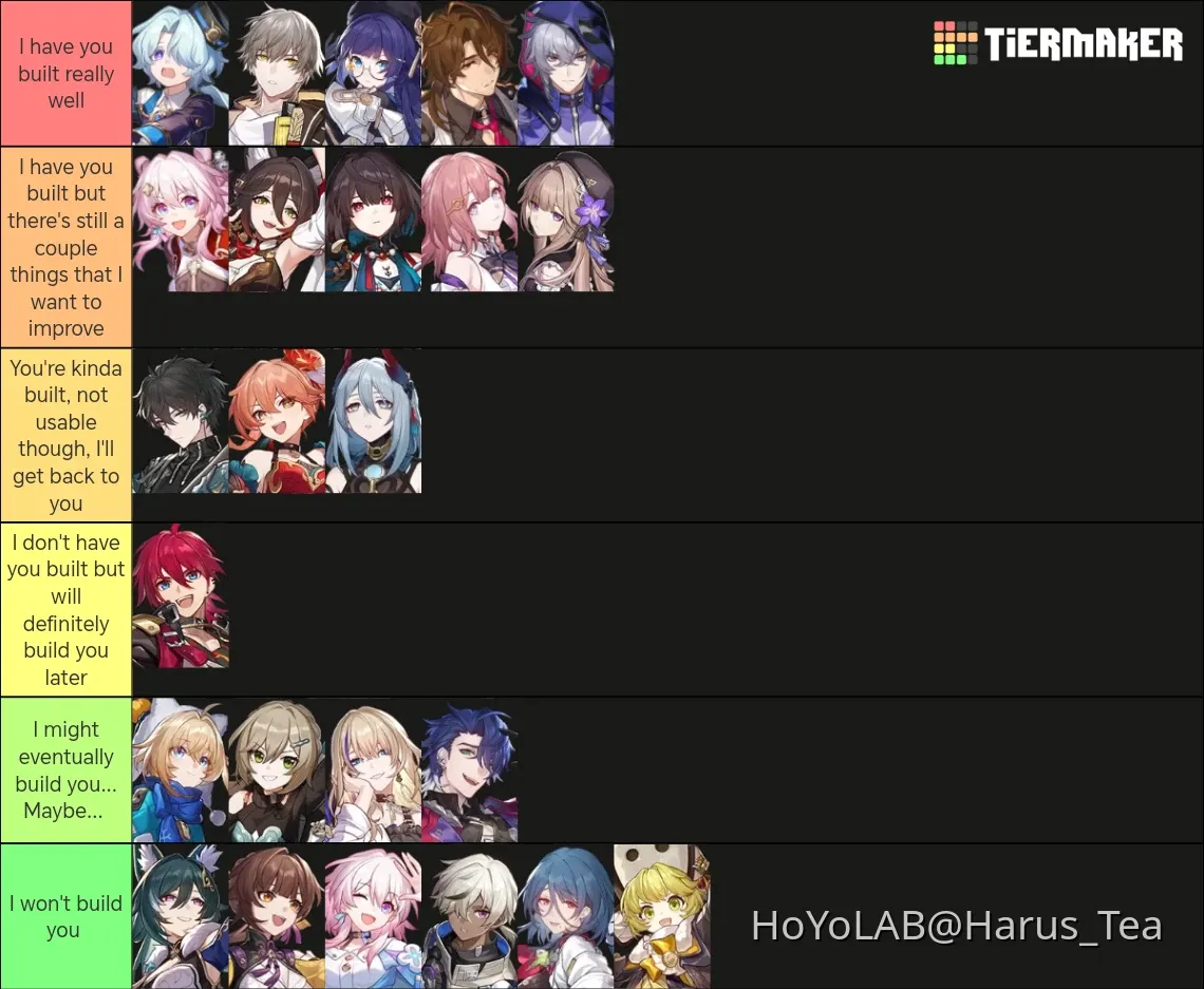 My HSR four stars Honkai: Star Rail | HoYoLAB