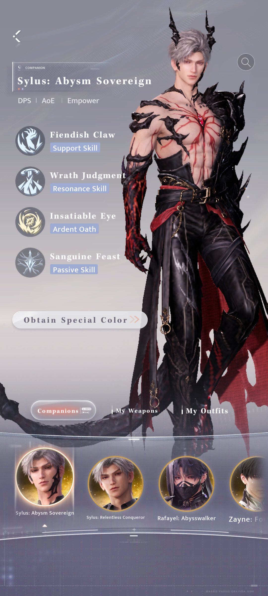 Got Sylus's New Myth & Companion Abyssal Sovereign 🫠 | HoYoLAB