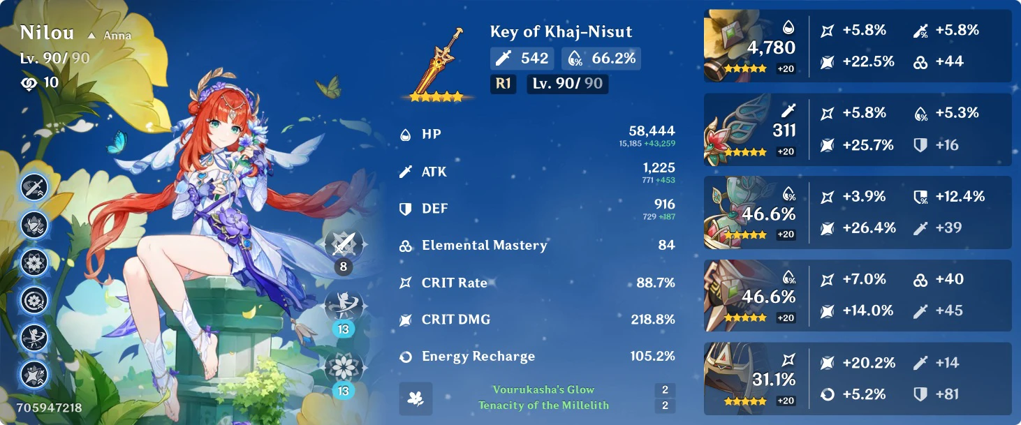 Finally crowned Nilou! Genshin Impact | HoYoLAB