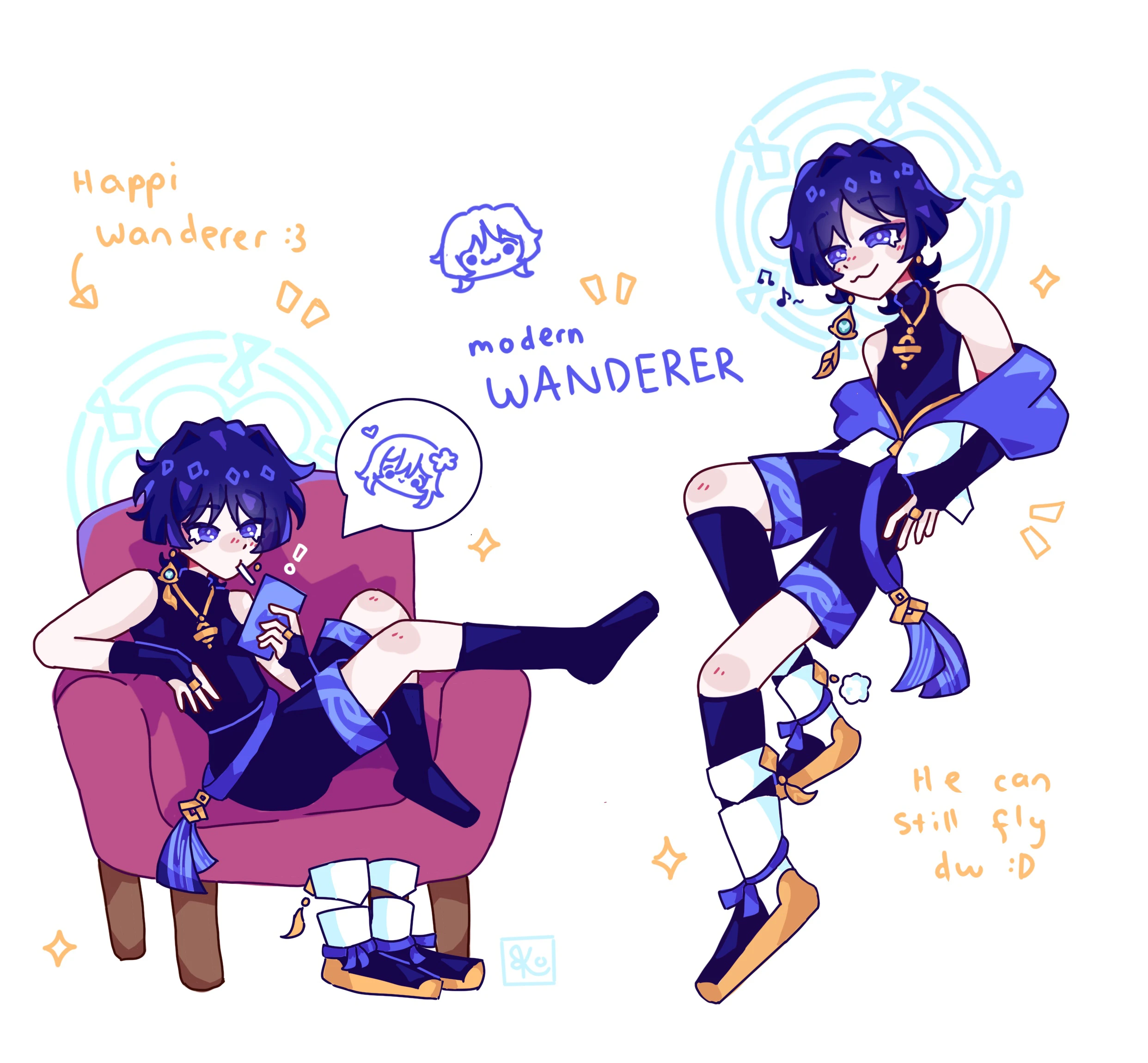 Modern Wanderer (`ω´) Genshin Impact | HoYoLAB