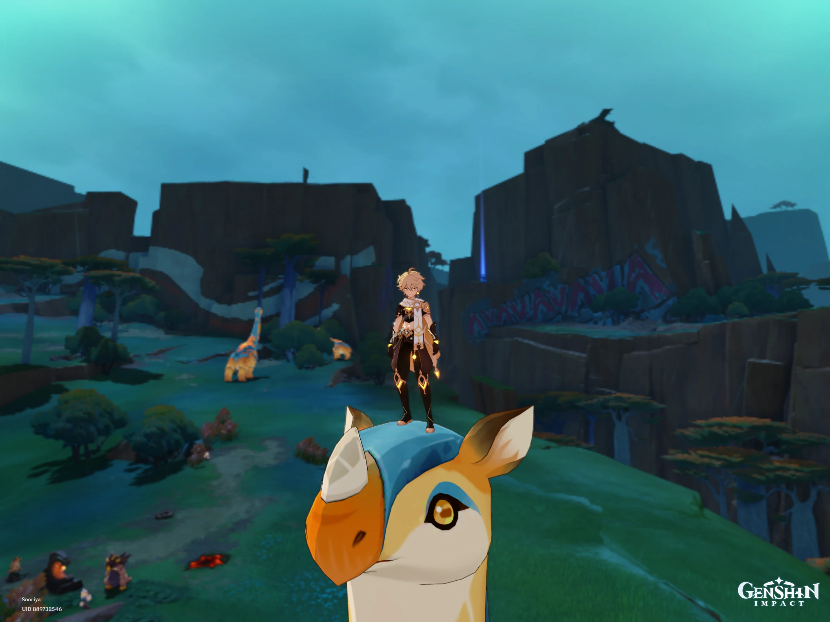 Traveller enjoying the view of Natlan Genshin Impact | HoYoLAB