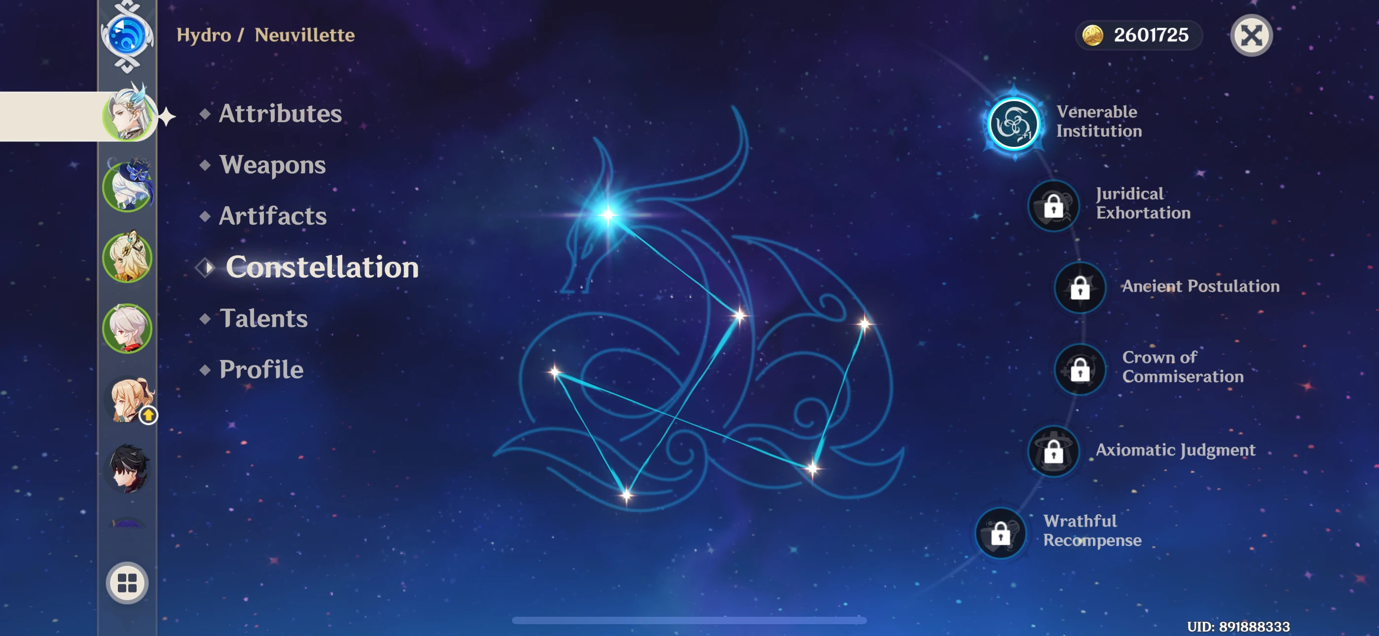 Neuvillette c1 Genshin Impact | HoYoLAB