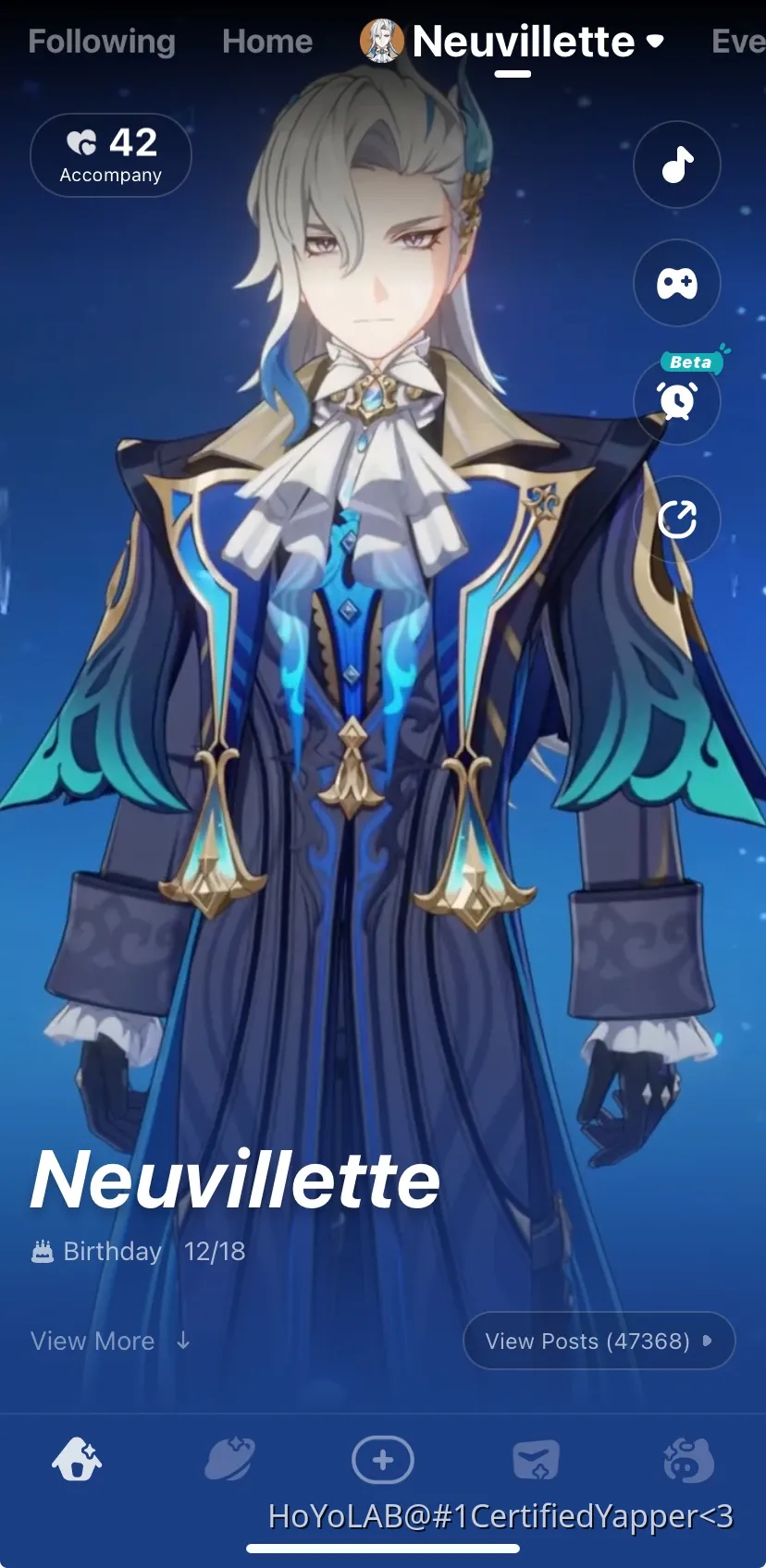 Day 42 of manifesting for Nuev- Chat I’m not sure he’s coming home😭 Genshin Impact | HoYoLAB