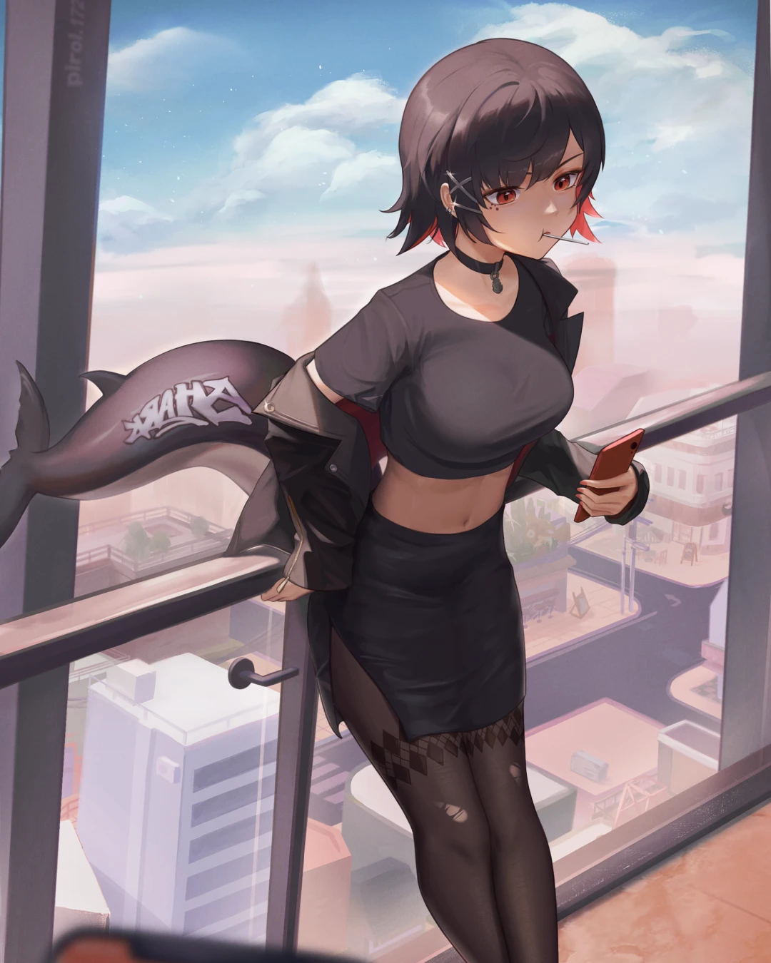 day 4 of posting ellen joe wallpapers Zenless Zone Zero | HoYoLAB