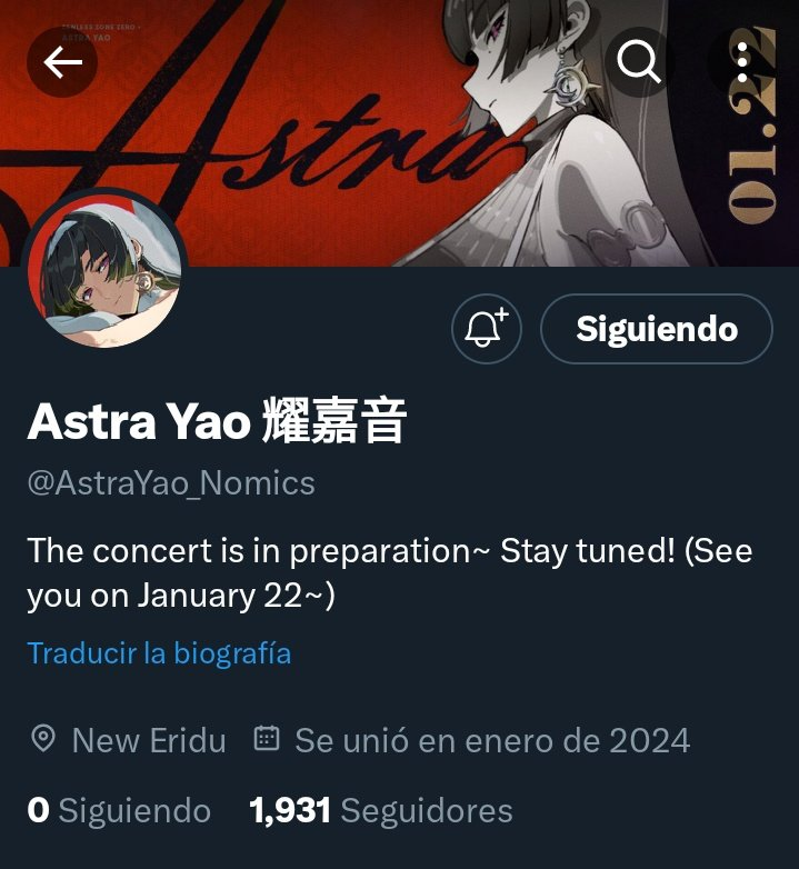 No Way, Astra Yao has a an official X(twitter) account and preparing for virtual concert on 22nd ...
