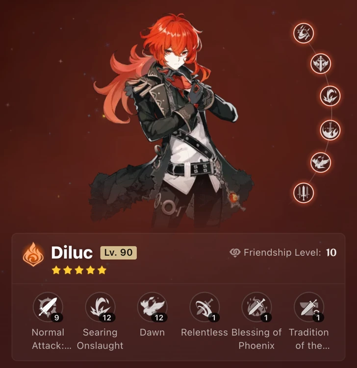 MY FIRST C6 5* CHARACTER IS DILUC! Genshin Impact | HoYoLAB