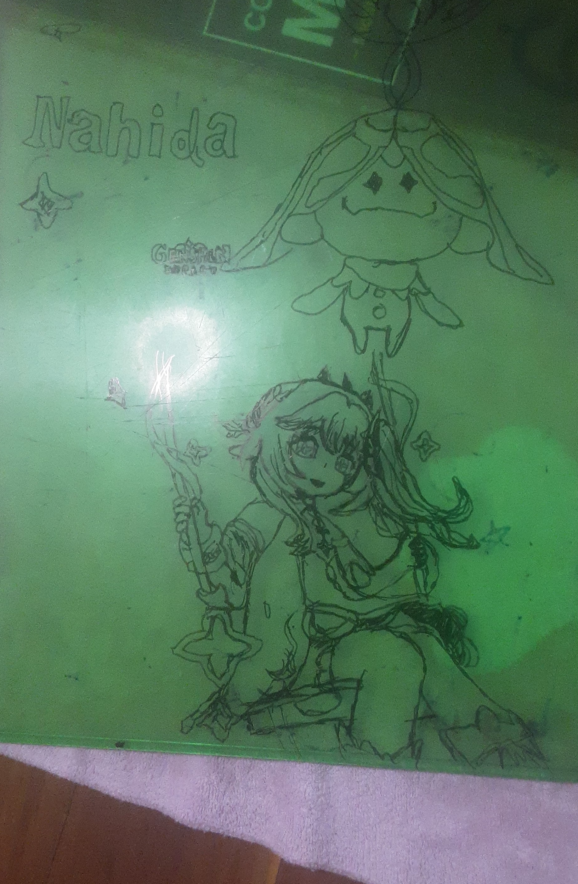 I drew it on my writing board Genshin Impact | HoYoLAB