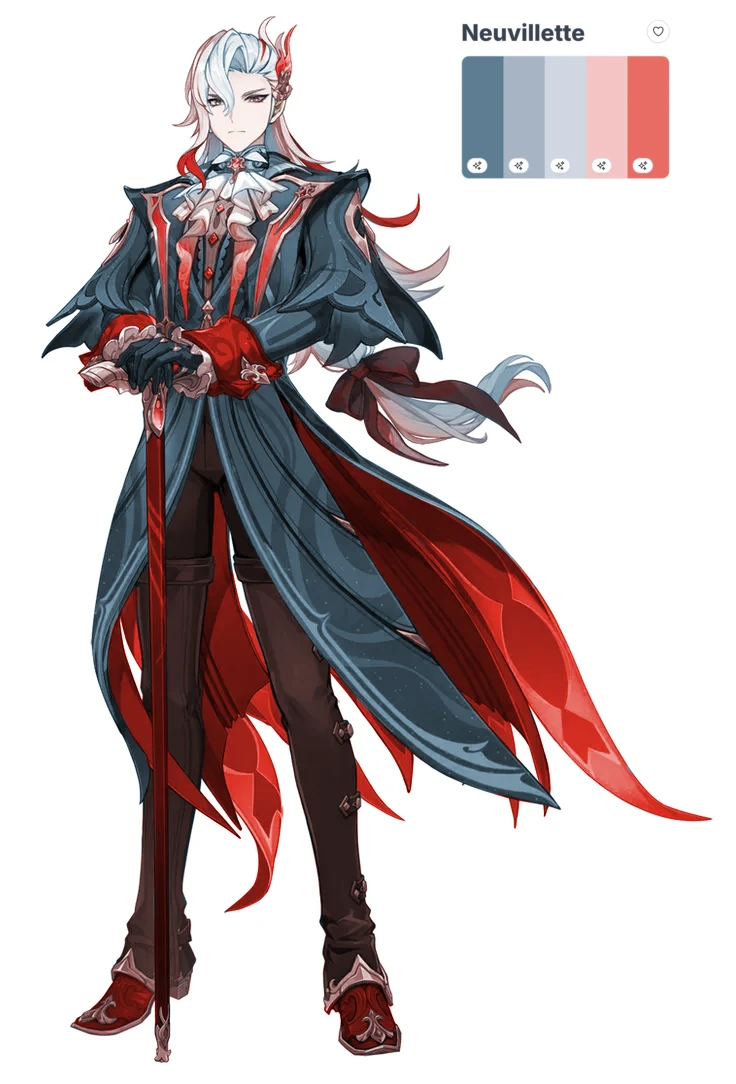Neuvillette (Diff Pallette!) Genshin Impact | HoYoLAB