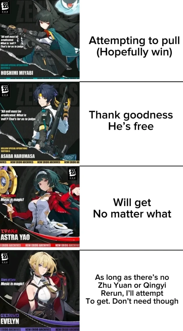 Zenless Zone Zero pull plans Zenless Zone Zero | HoYoLAB