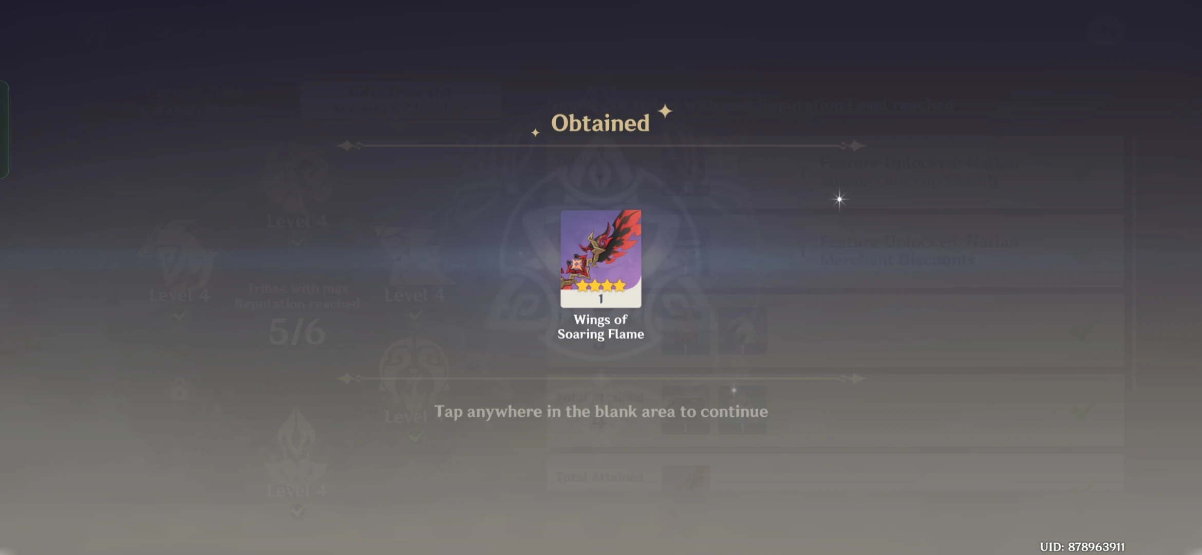 I got the Natlan Glider and instantly put in my Yoimiya...!!! Genshin ...