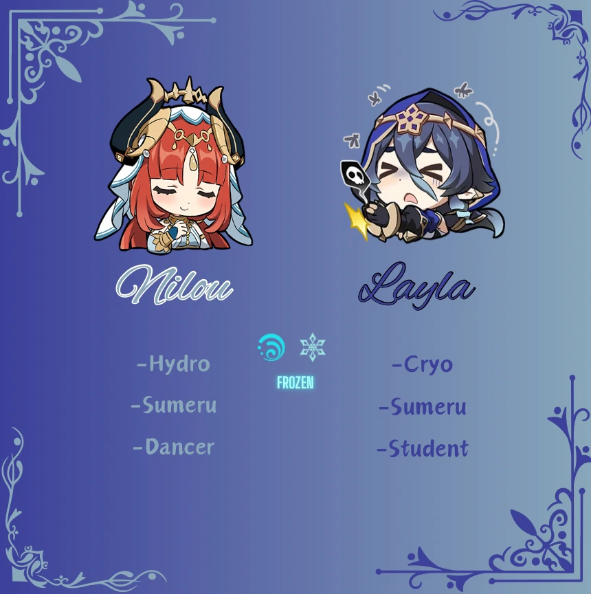 Rating Genshin ships-Nilou x Layla Genshin Impact | HoYoLAB