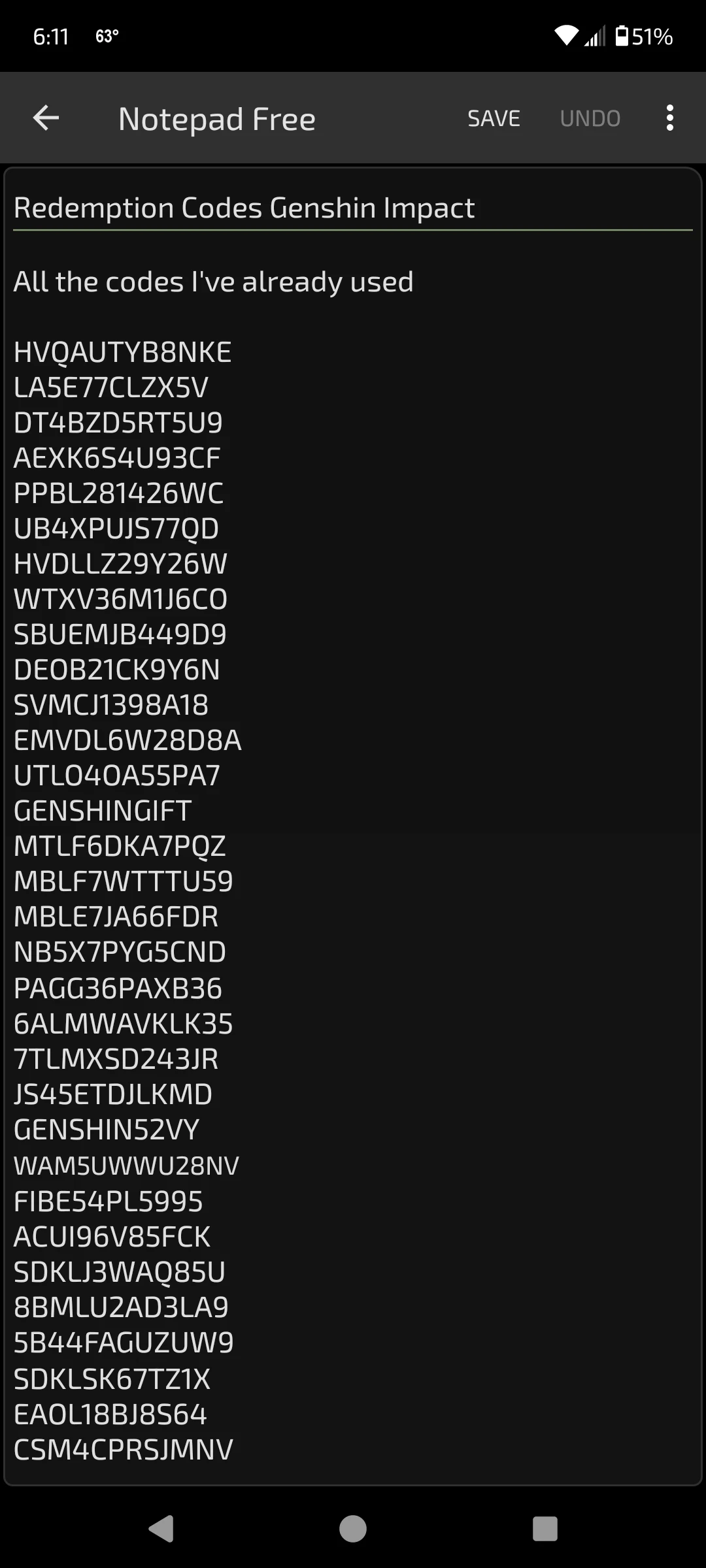 Anybody else keep track of codes? Genshin Impact | HoYoLAB