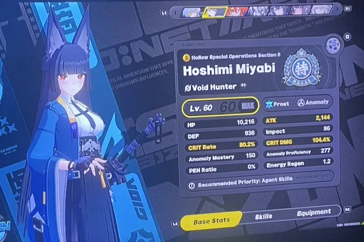 My Miyabi build so far Zenless Zone Zero | HoYoLAB