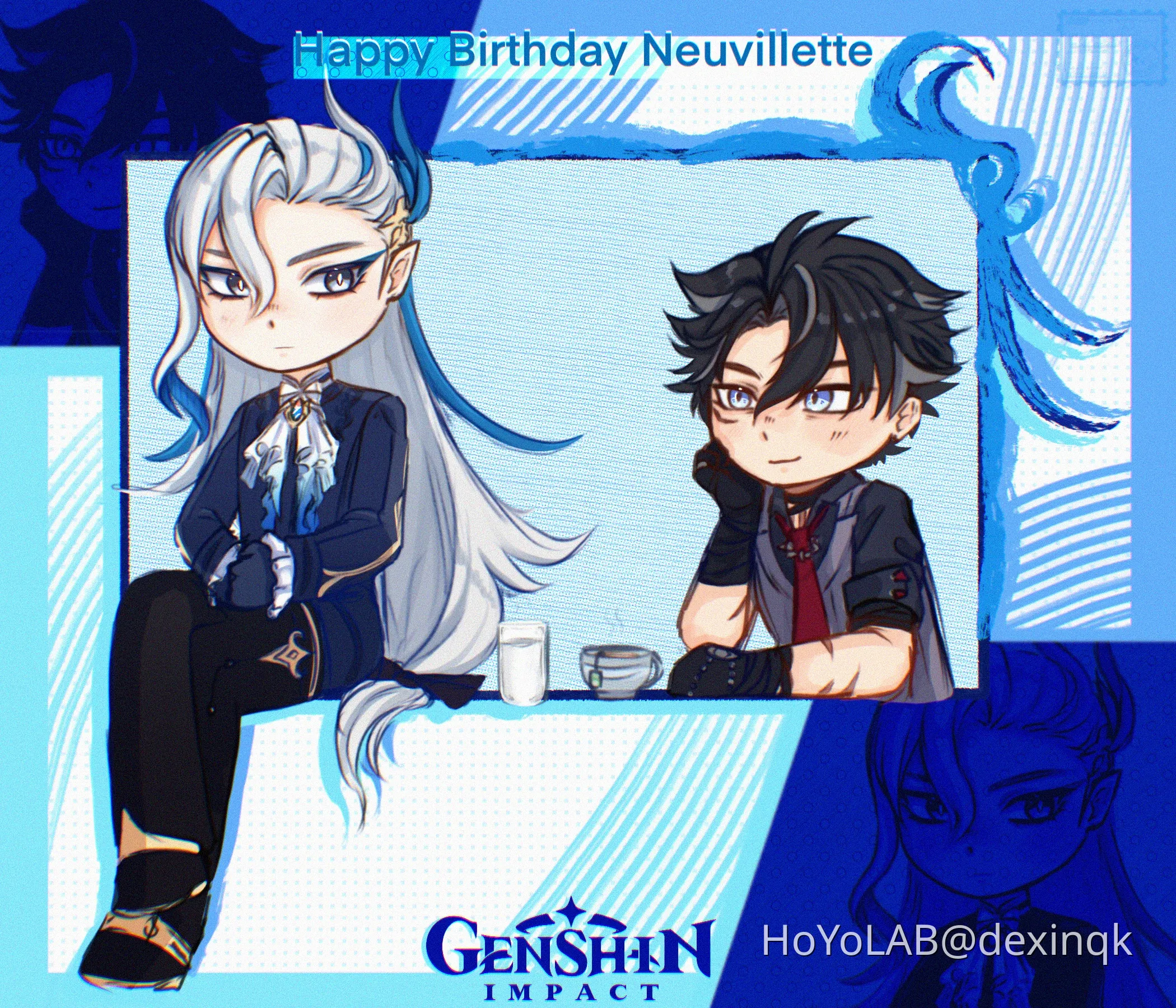 Happy birthday Neuvillette!! +2 wips Genshin Impact | HoYoLAB