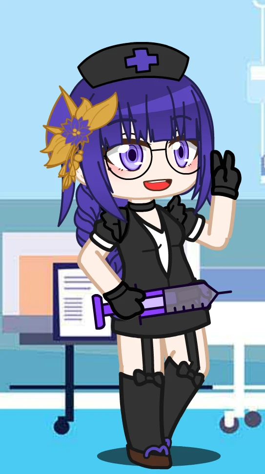 😍 Raiden Shogun Nurse Gacha Club Cosplay 🇲🇾 Genshin Impact | HoYoLAB