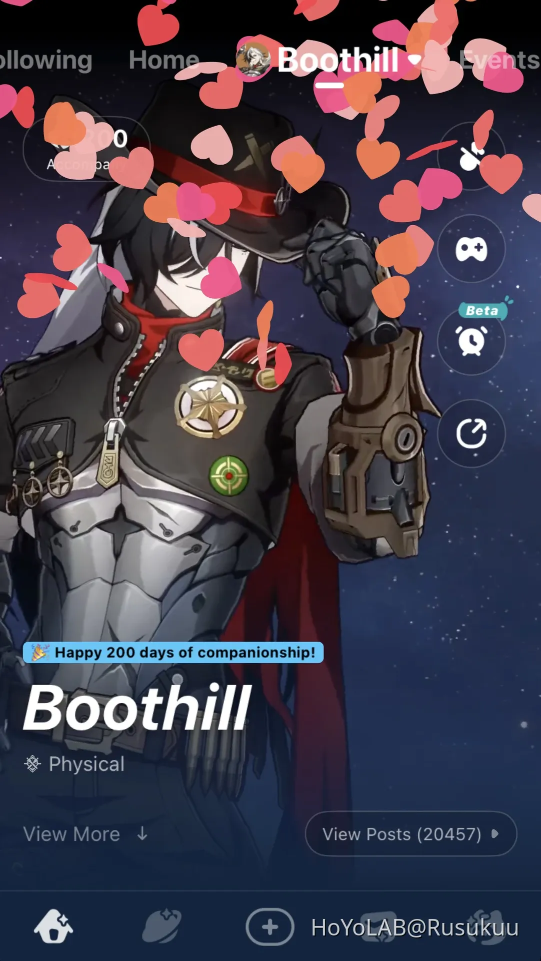 Happy 200 days of companionship!! ️ Honkai: Star Rail | HoYoLAB