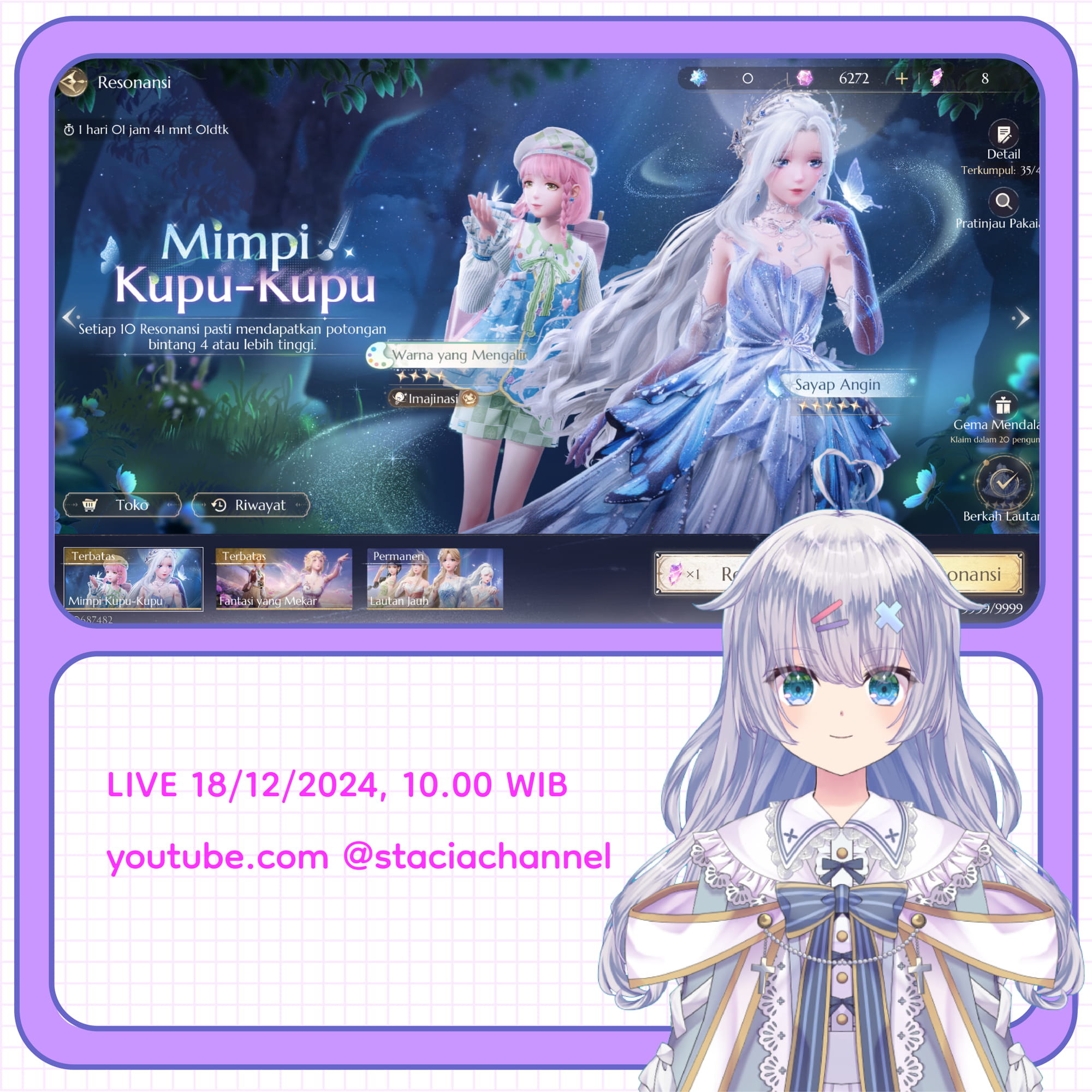 【Infinity Nikki】 Gacha di Infinity Nikki #2【Stacia Channel】 | HoYoLAB