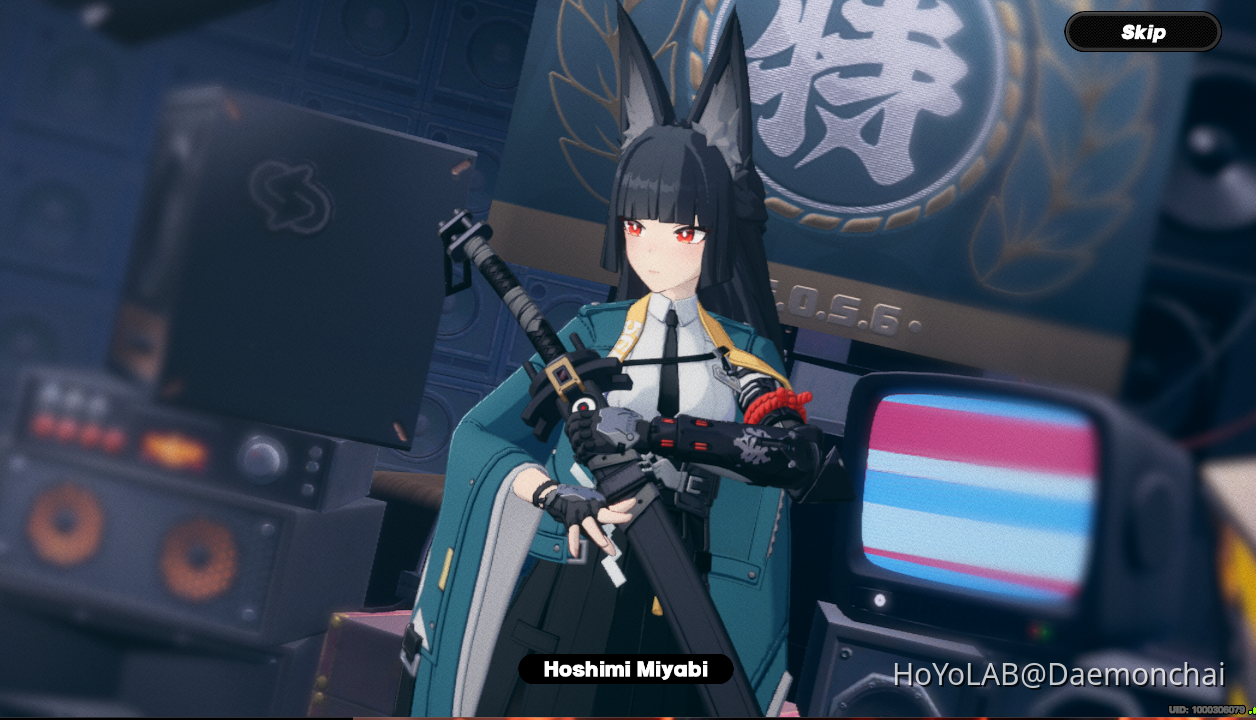 On 1st 10 pull after updating! Miyabi said HI! Right after Harumasa ...