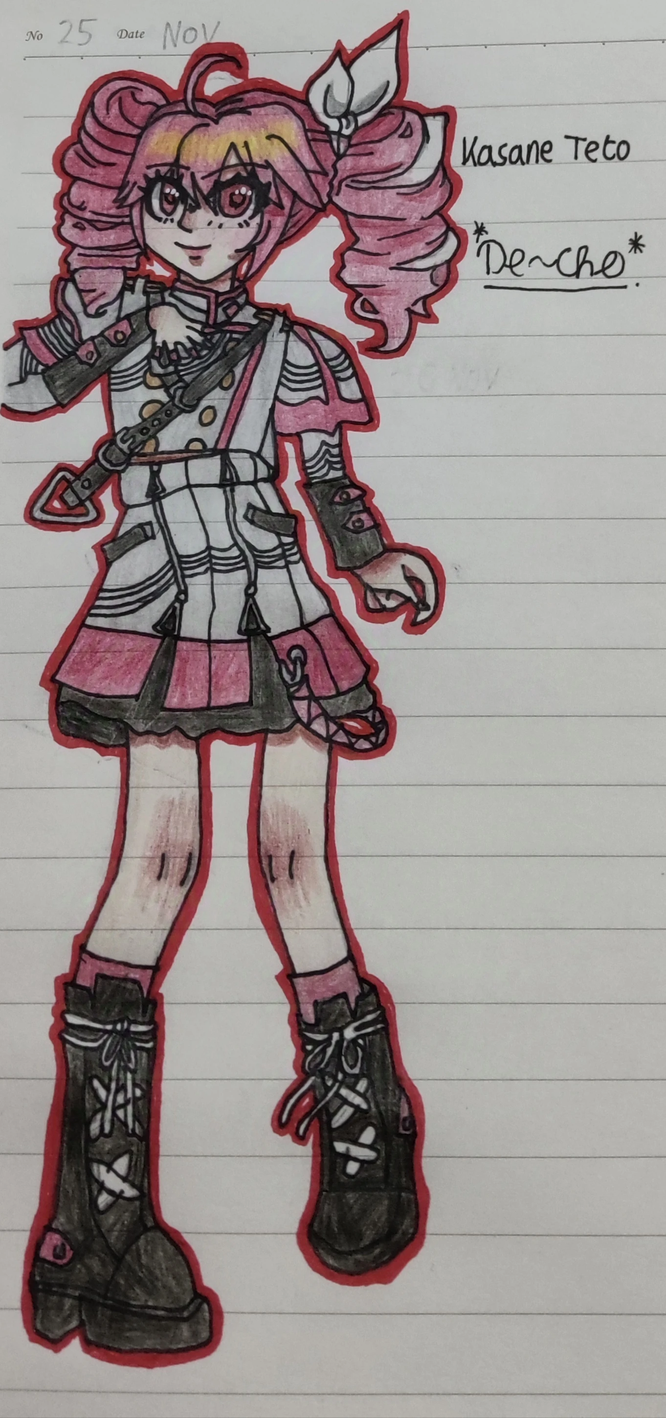 Drawing Kasane Teto (I MADE THIS IN NOVEMBER 25) Genshin Impact | HoYoLAB