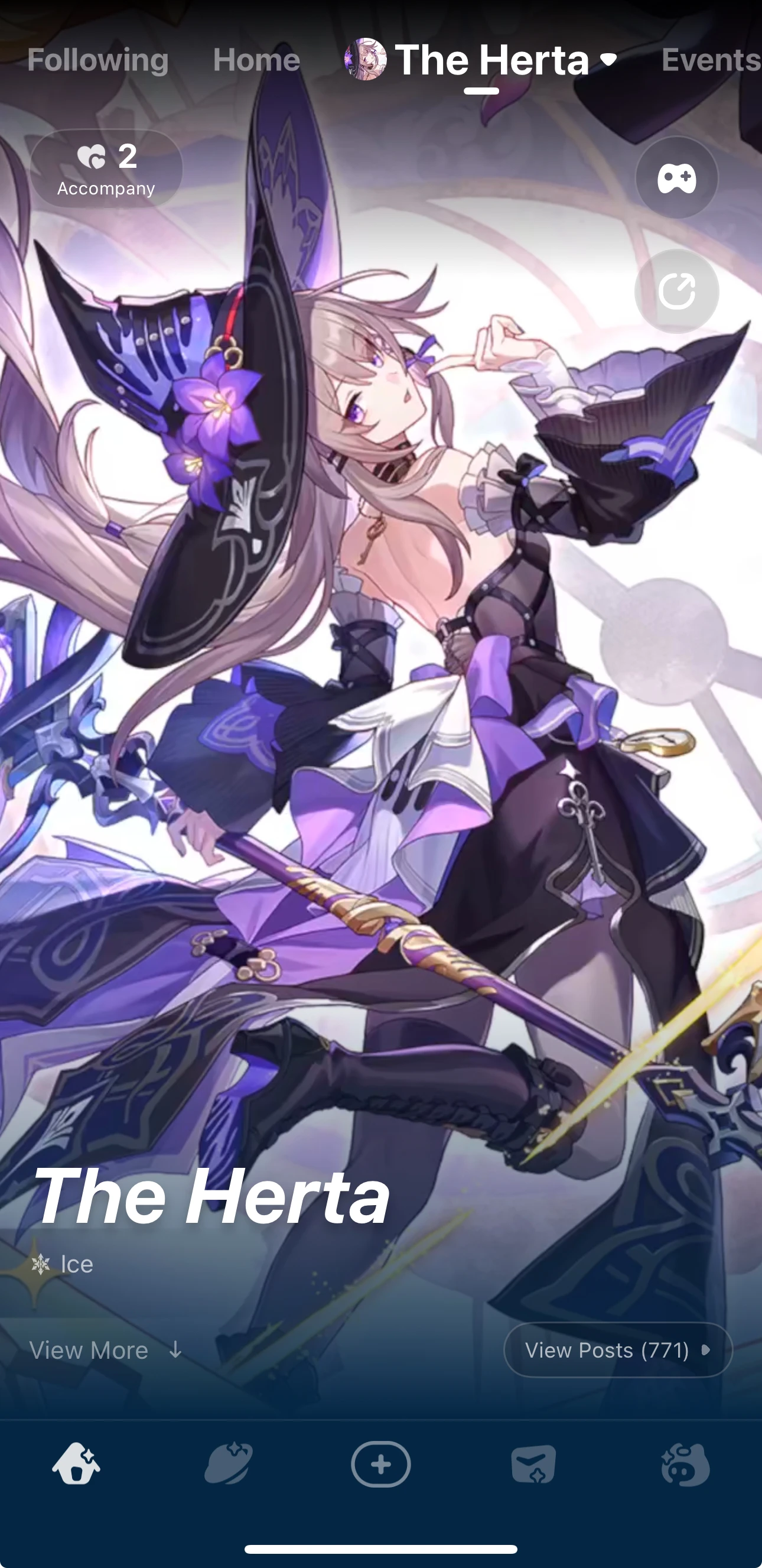im surprised big herta has an accompany feature too Honkai: Star Rail ...
