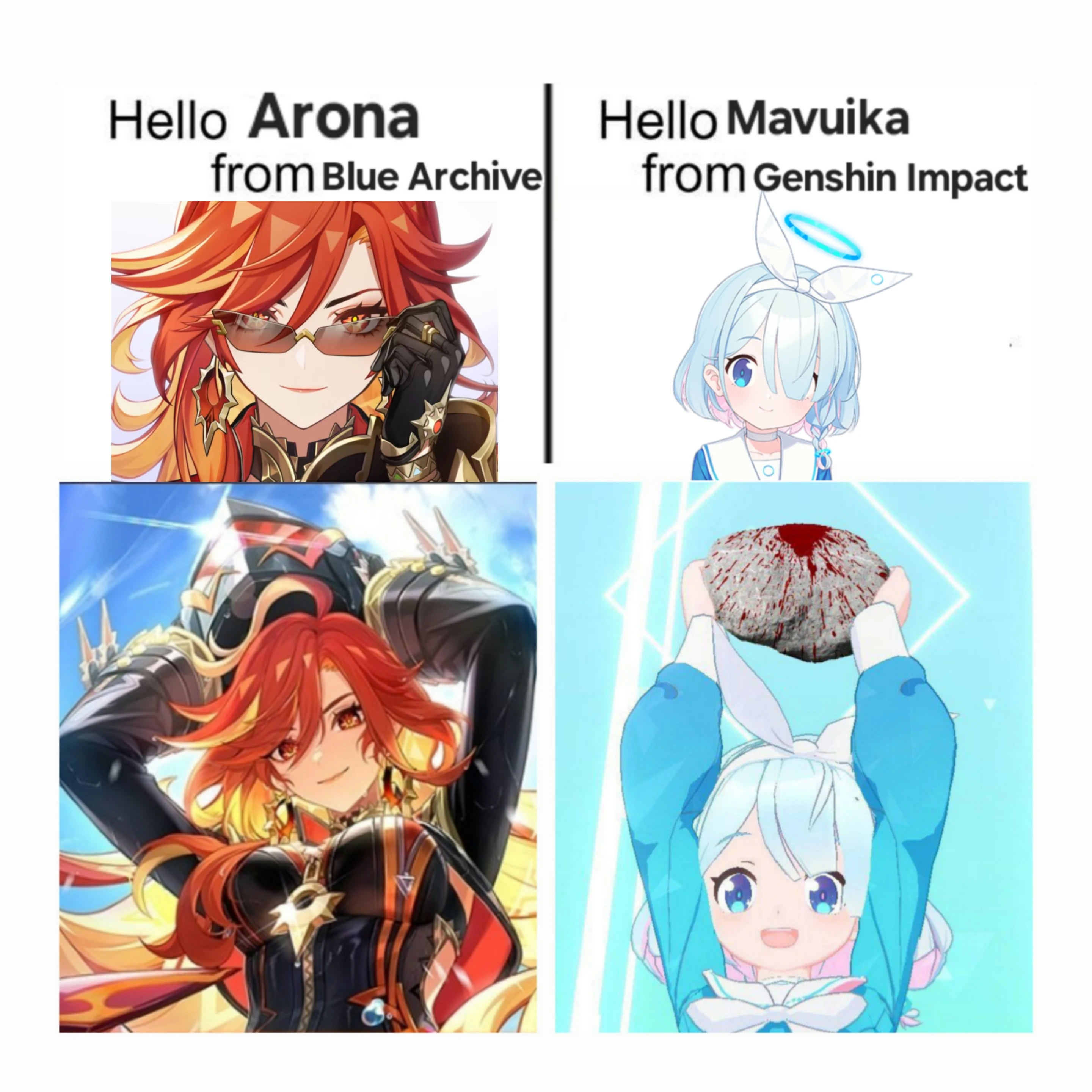 Mavuika and Arona are nakama. That means correction is needed 💢💢💢 ...